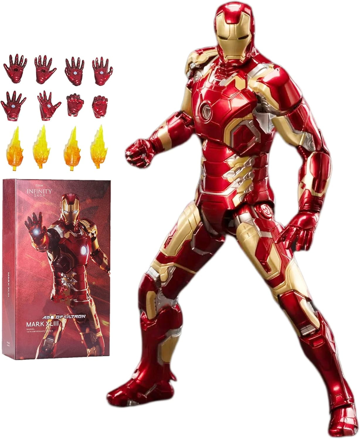 Iron Man Action Fgure - Iron Man MK43 Action Figure-2022 New Released 7 ...