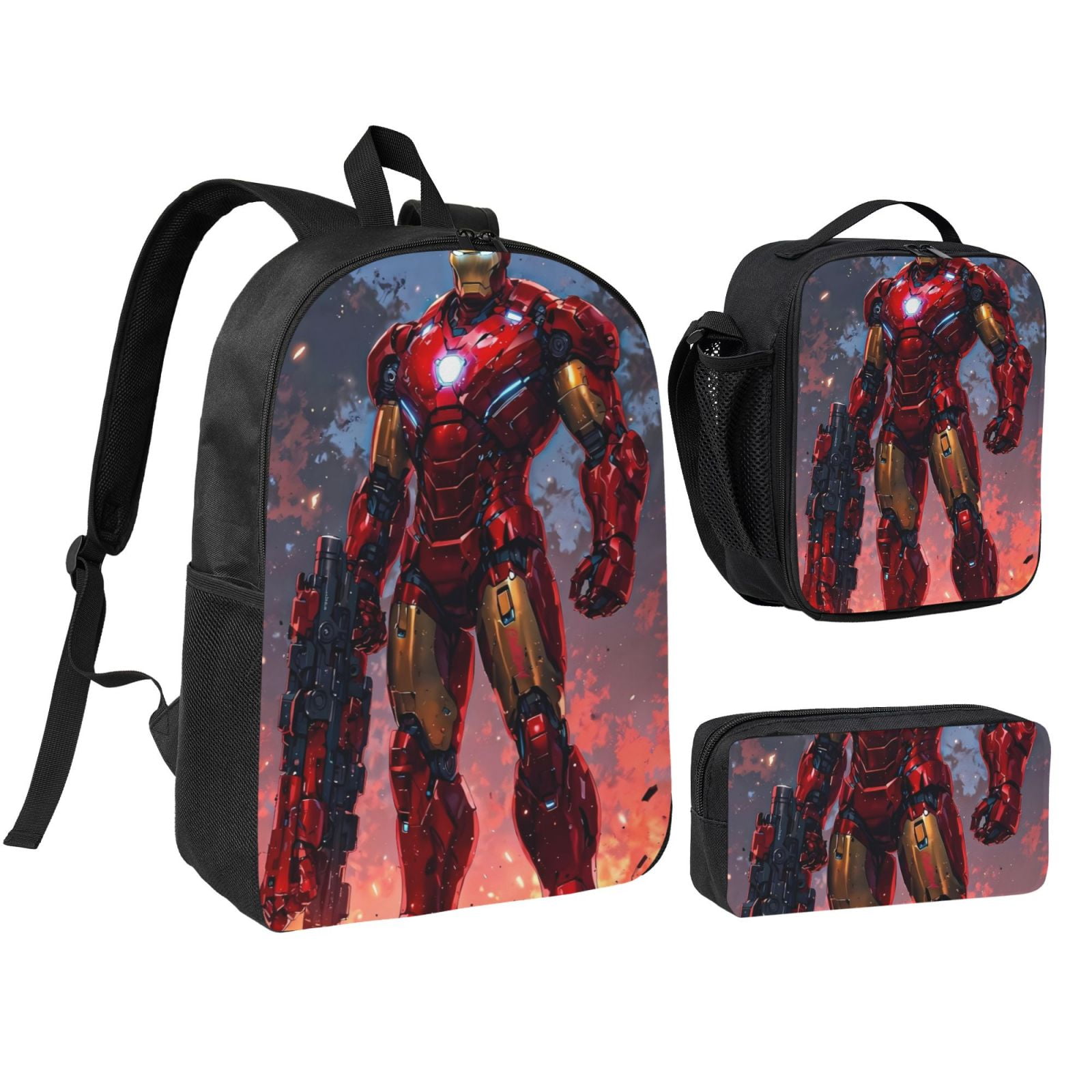 Backpacks Sets, Laptop Backpack With Lunch Box And Pencil Case Daypack ...