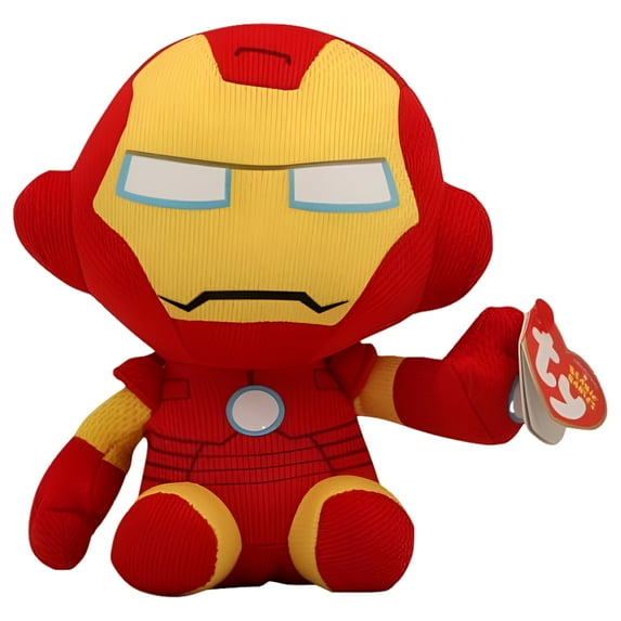 Ty Iron Man Beanie Baby Plush Toy Doll (Marvel) - Authentic Collectible ...