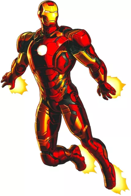 Iron Man Blast Off Stickers Phone Decal Water Bottle Stickers Car ...
