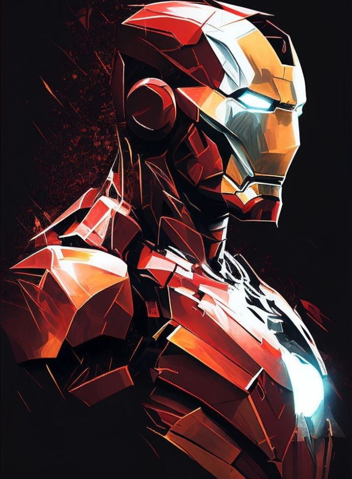 Iron Man Diamond Painting Kits for Adults and Kids Full Drill Round ...