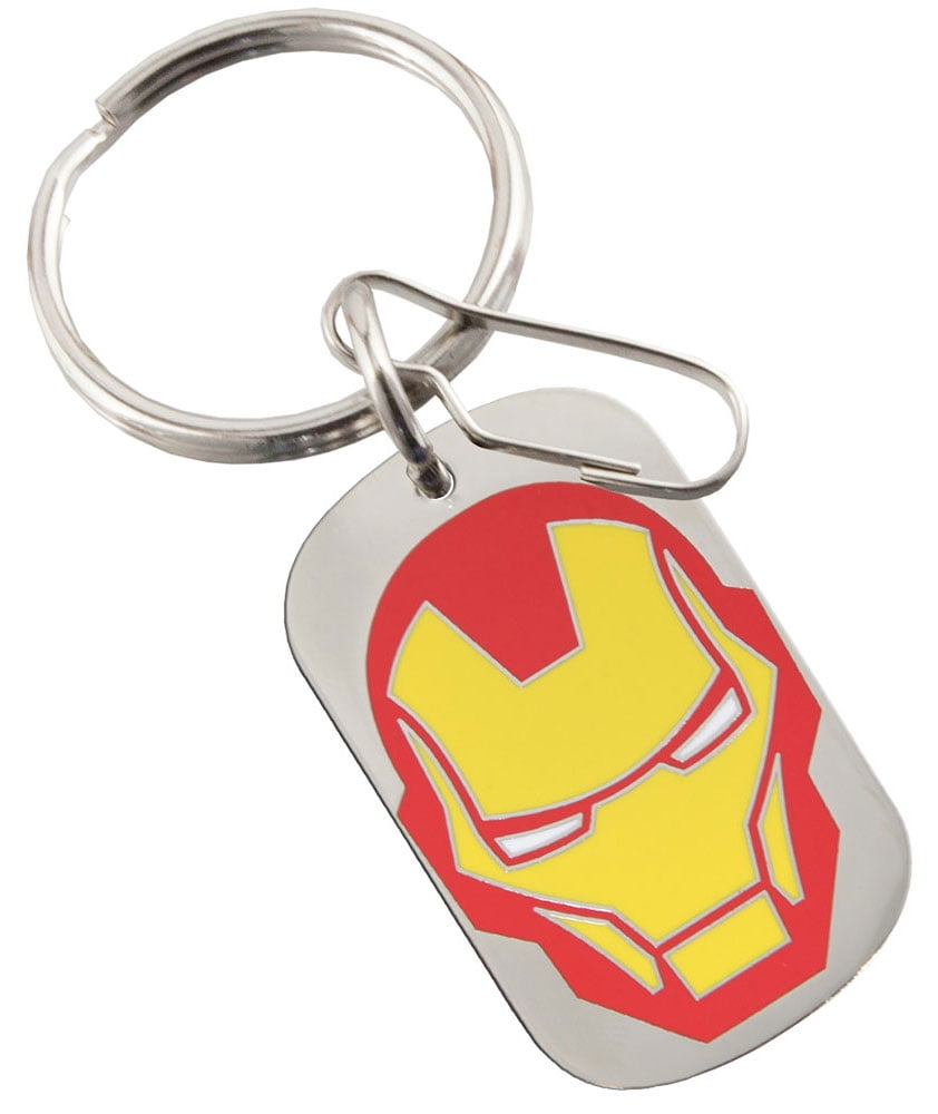 Iron Man Dog Tog Key Chain - Walmart.com