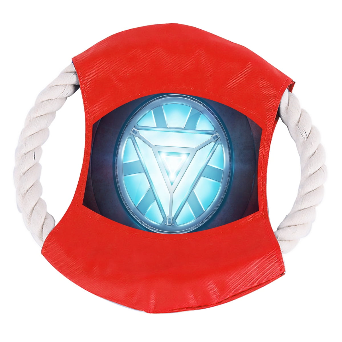 Iron Man Dog Toys Flying Disc Rope Toy Chew Toys for Dogs Flying Discs ...
