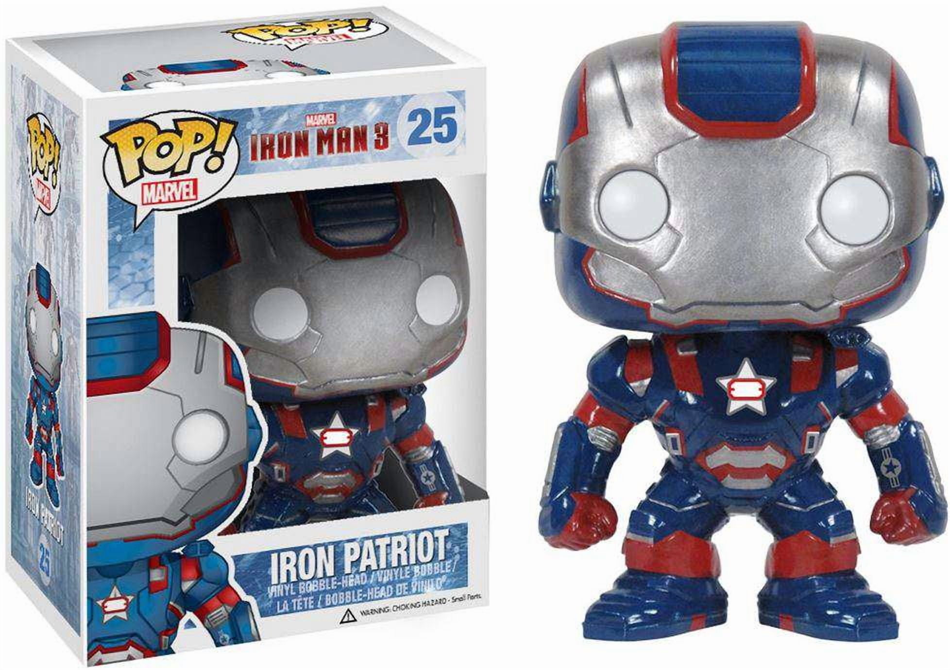 Iron Man 3 Funko POP Vinyl Figure: Iron Patriot - Walmart.com