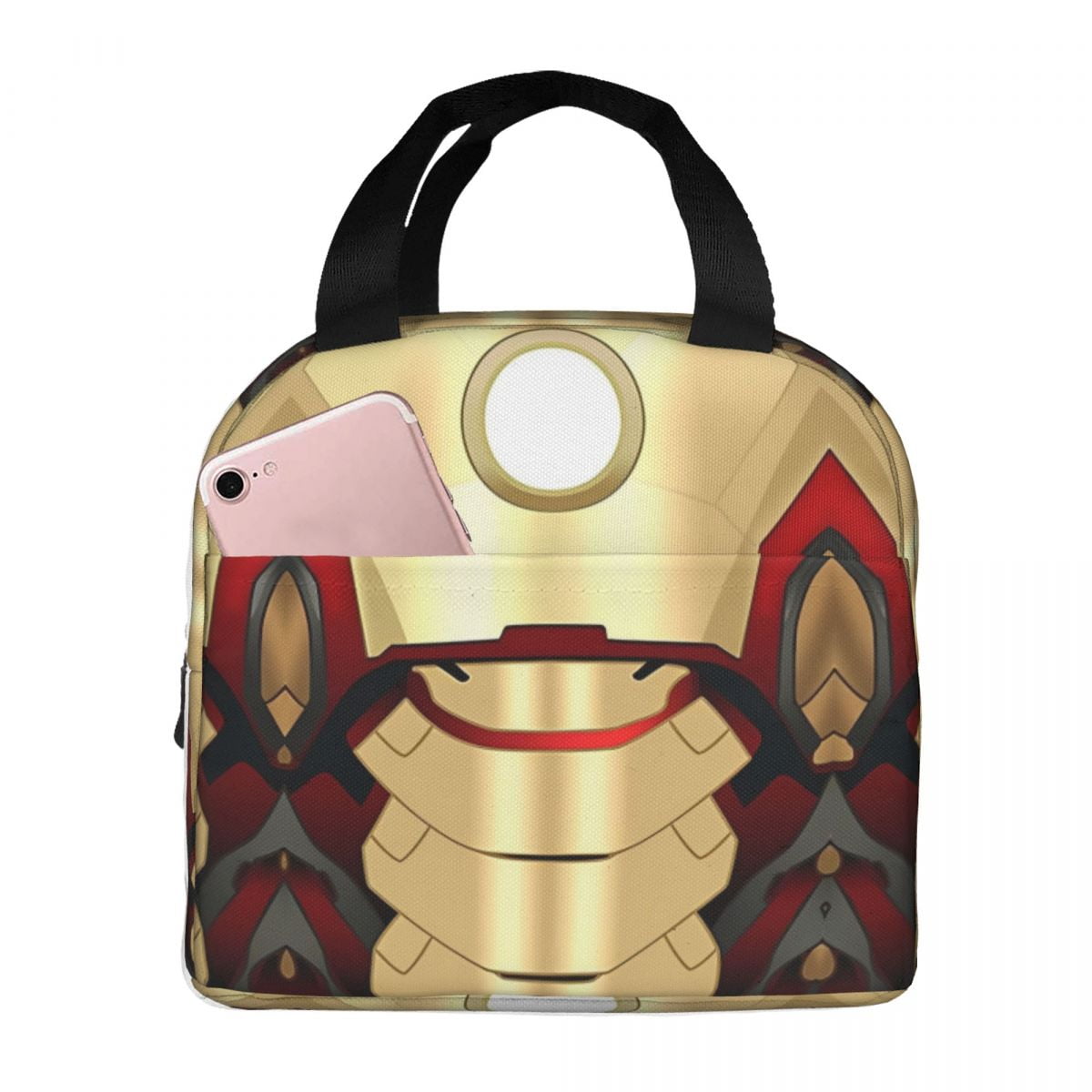 Iron Man Insulated Lunch Box Reusable Thermal Cooler Lunch Bag Work ...