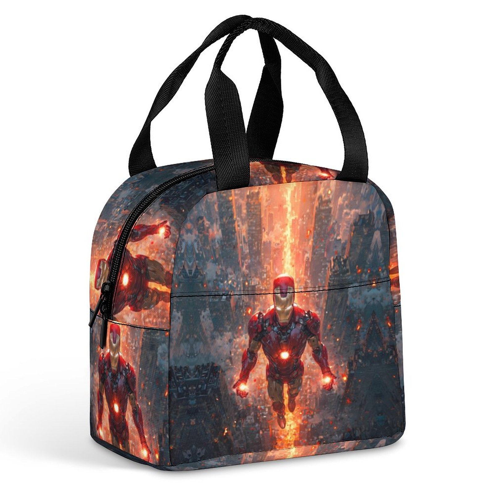 Iron-Man Lunch Bag for Picnic & Daily Use, Large Capacity Lunch Box ...