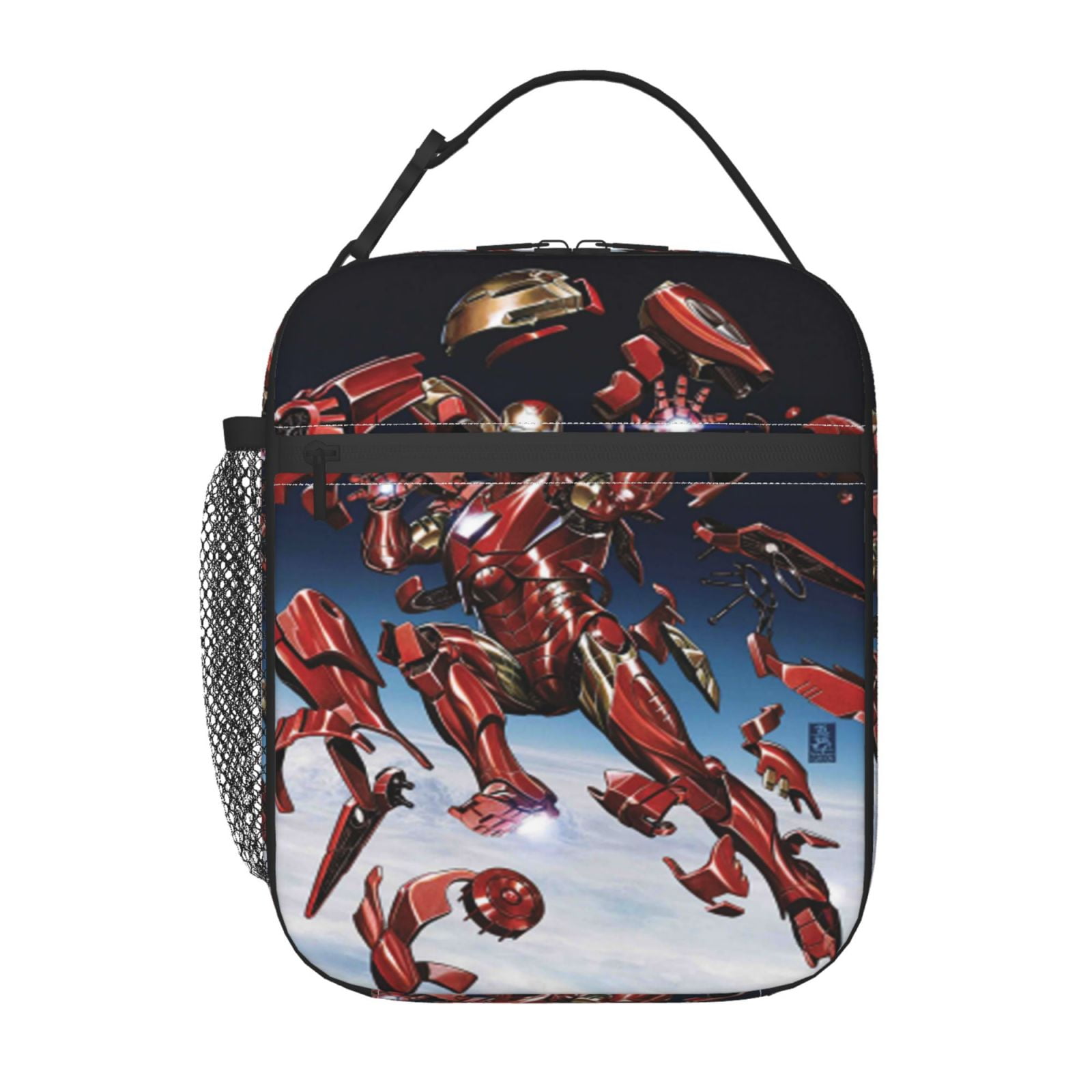 Iron-Man Lunch Box Lunch Bag Insulated Reusable Portable Lunch Tote ...