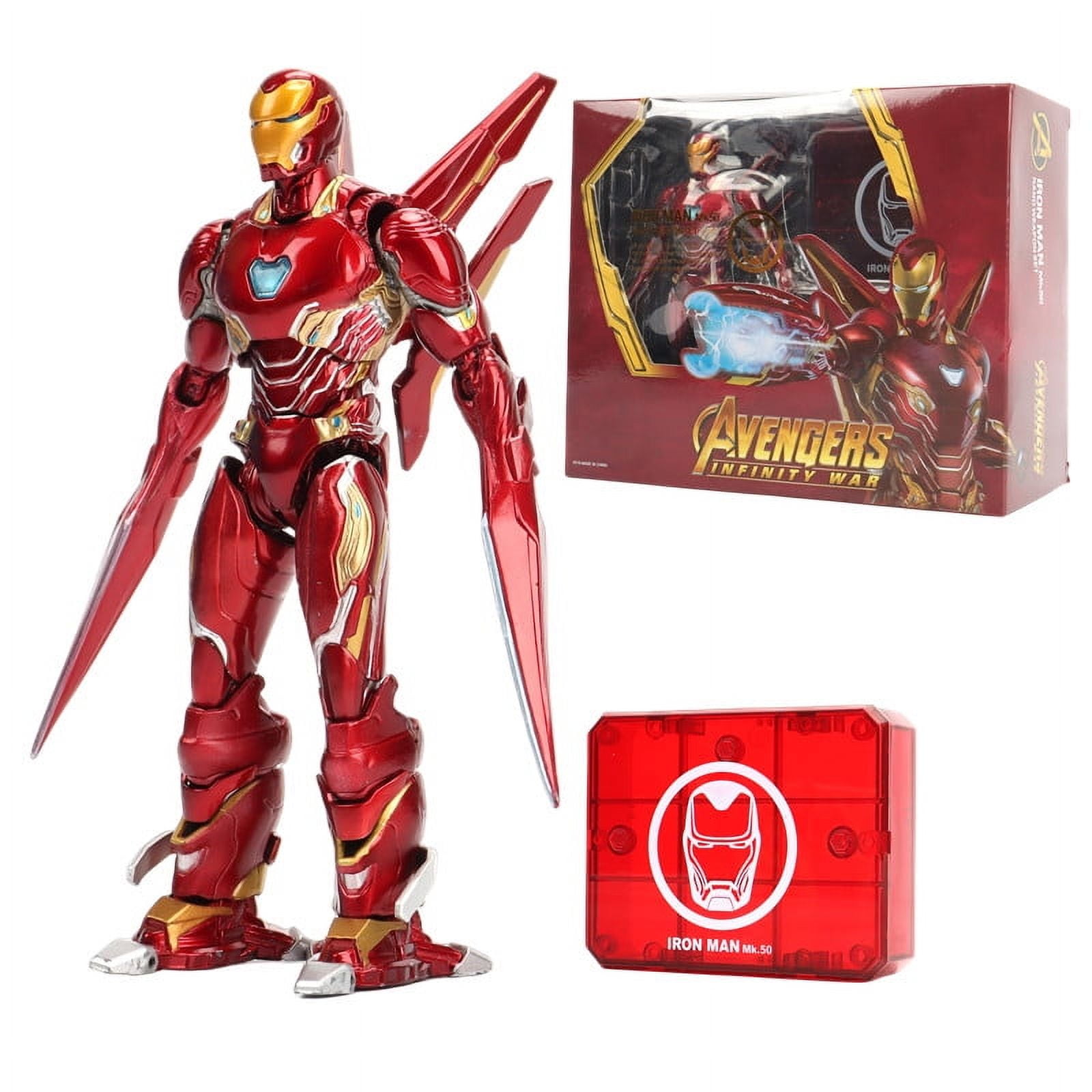 Iron Man MK85 MK50 MK20 MK5 MK7 Action Figure Model Collectible Toys ...