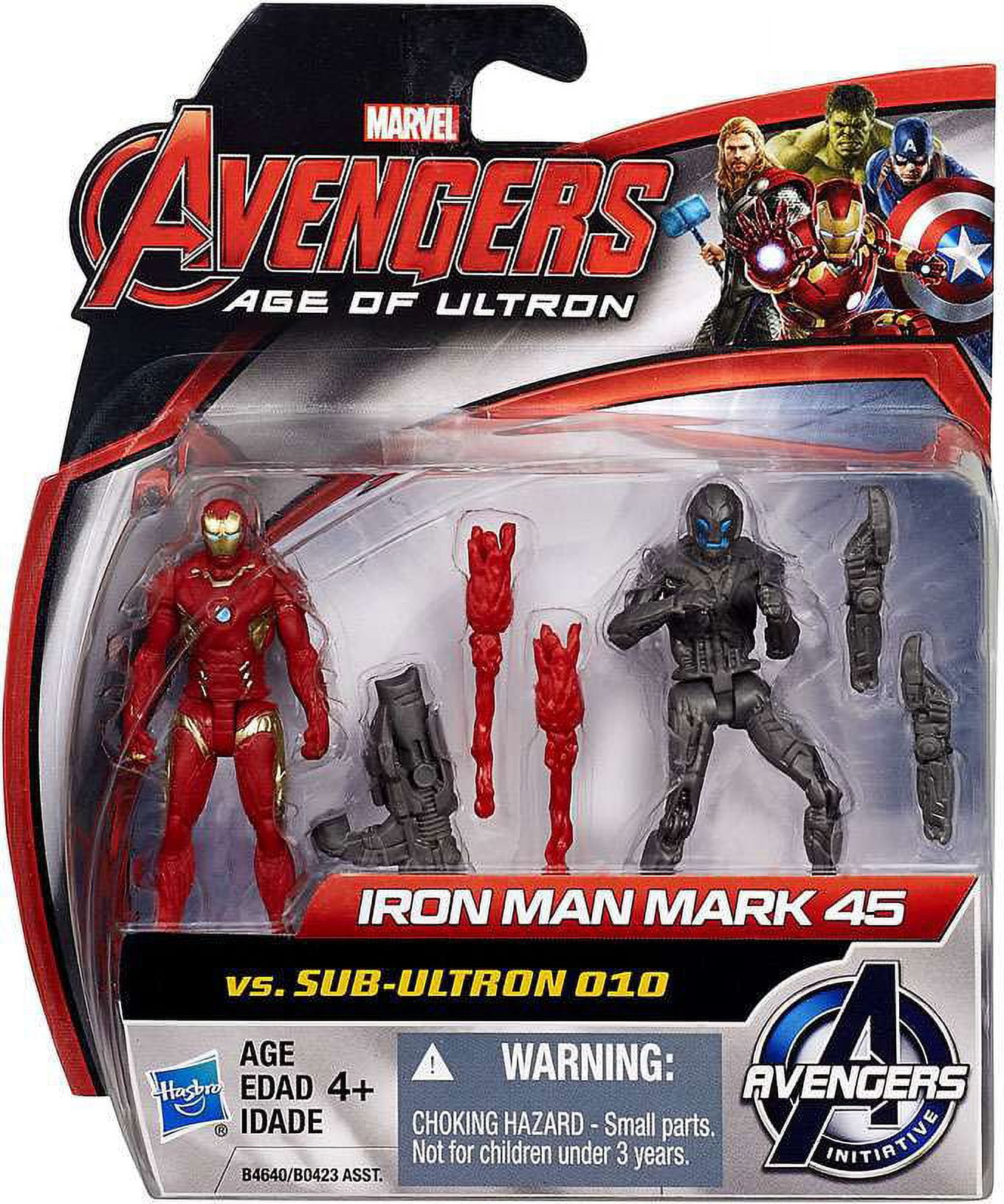 Iron Man Mark 45 vs Sub-Ultron 010 Action Figure 2-Pack Marvel ...