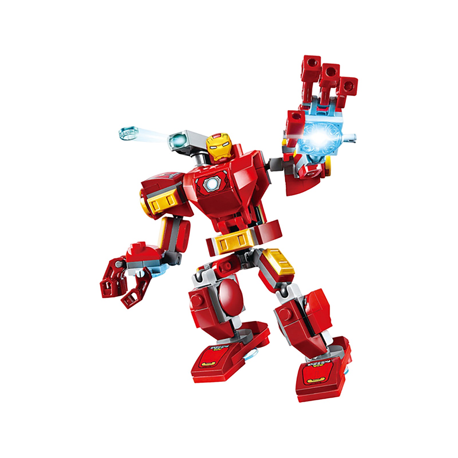 Iron Man Mech Kids’ Superhero Mech Figure, Building Toy with Iron Man ...