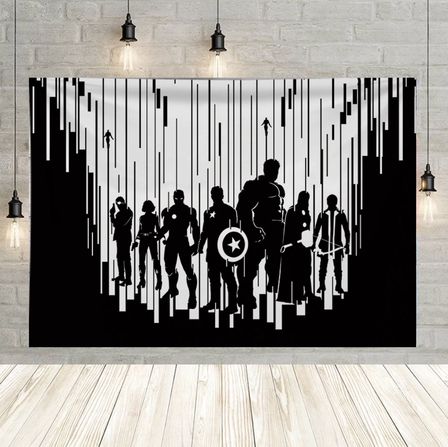 Iron Man Party Backdrop, 60x40 inch Iron Man Decorative Backdrop ...