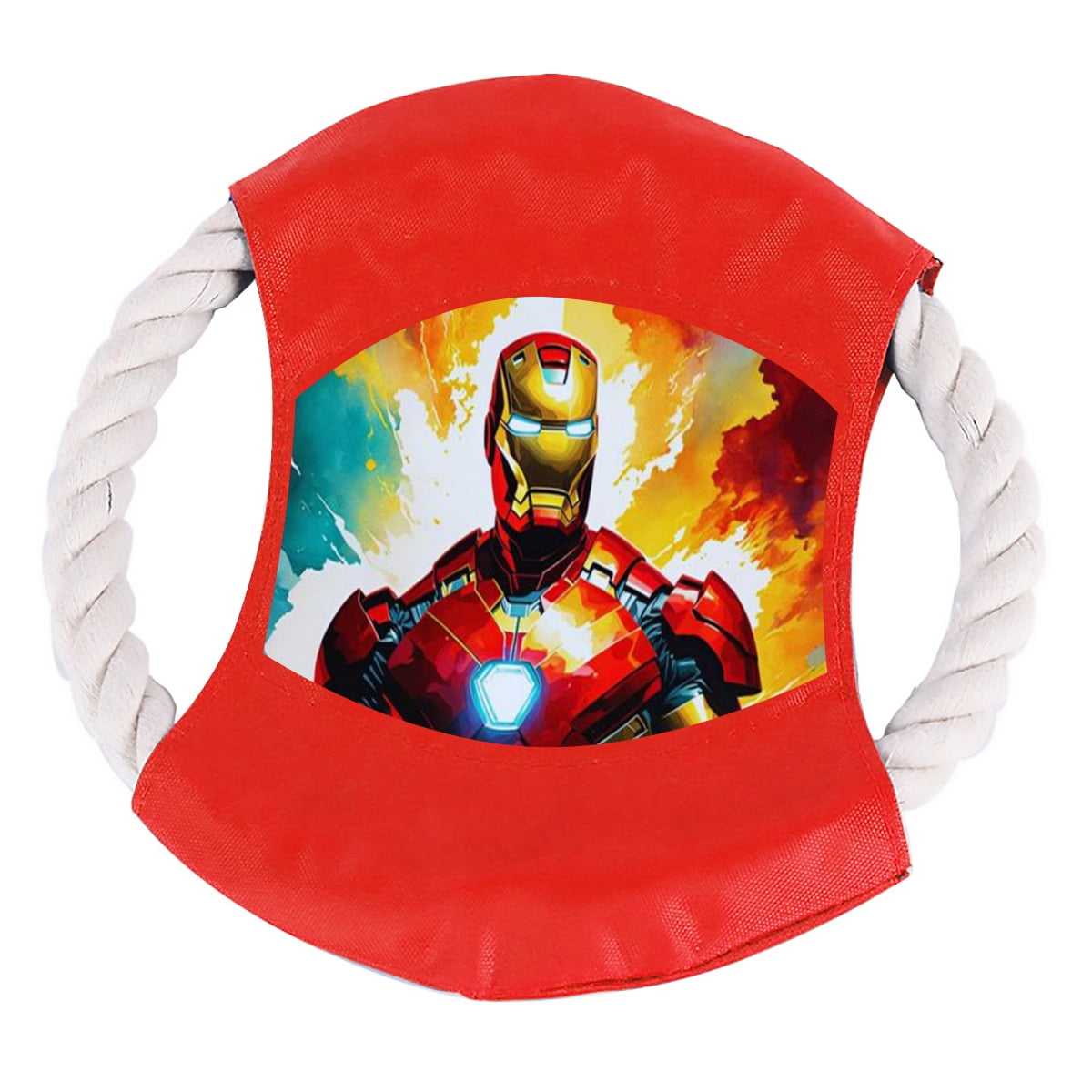 Iron Man Pet Flying Disc, Durable Outdoor Dog Toy, Soft Frisbee Dog Toy ...