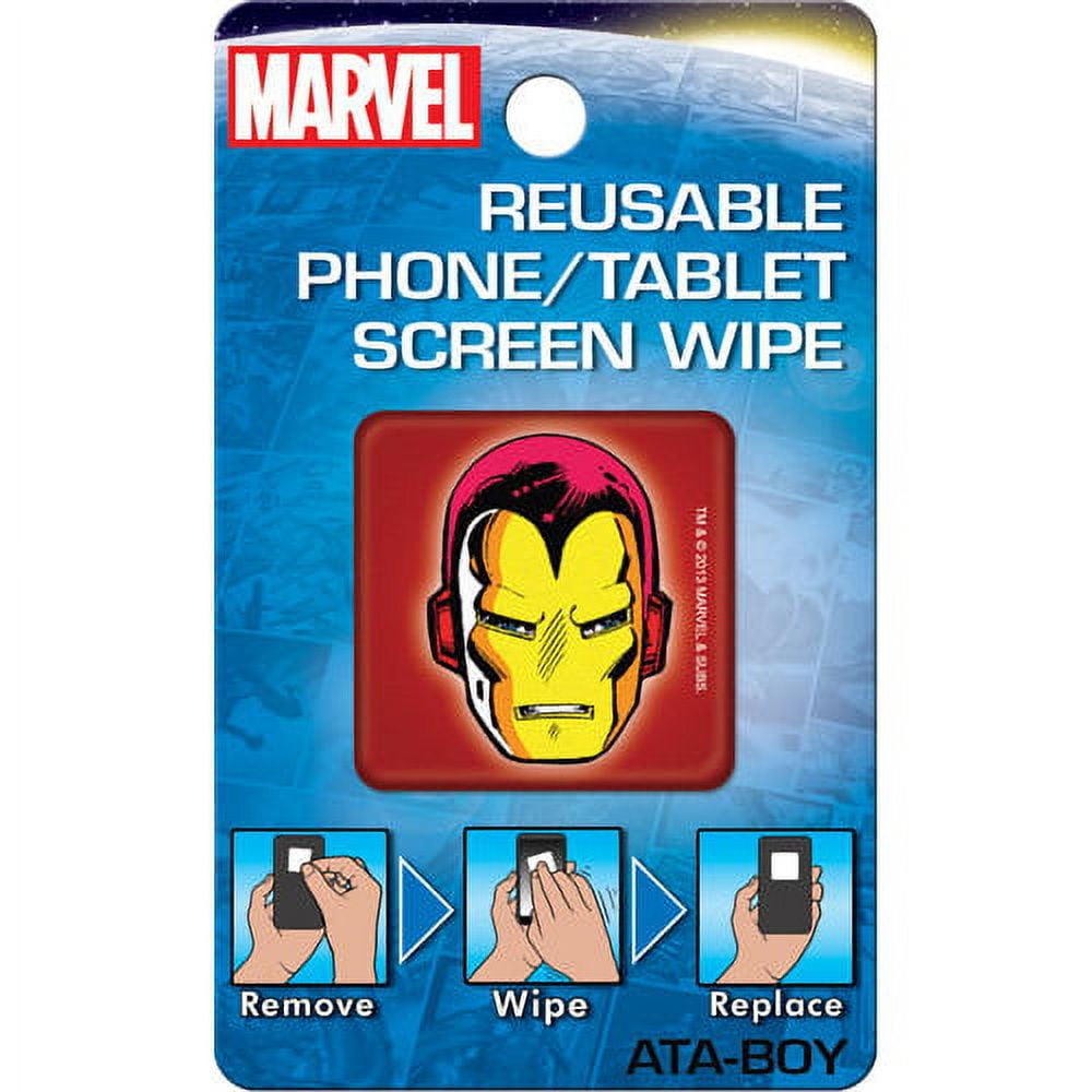 Iron Man Reusable Phone/Tablet Screen Wipe - Walmart.com