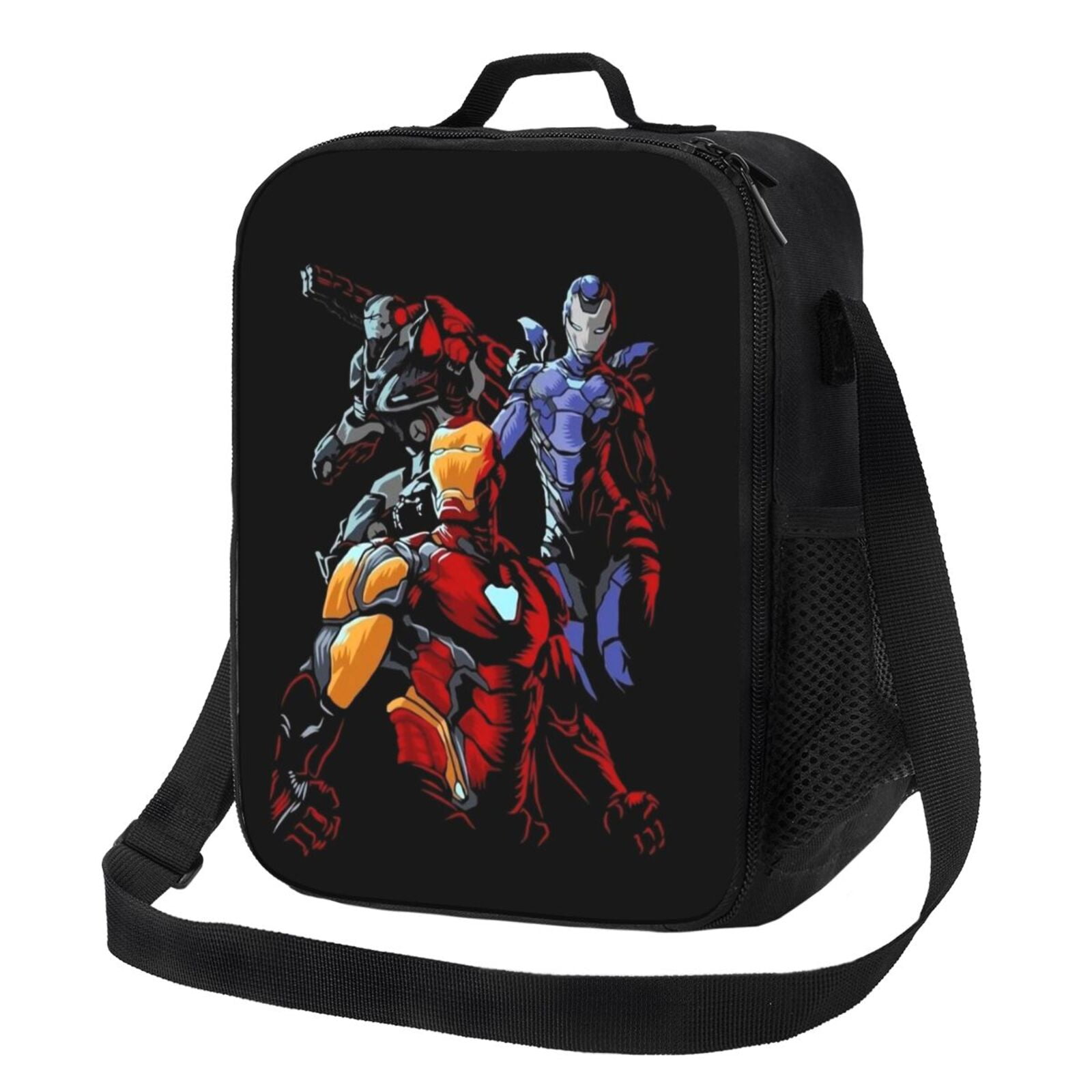 Iron Man Scream Lunch Bag, Insulated Lunch Box, Reusable With Side ...