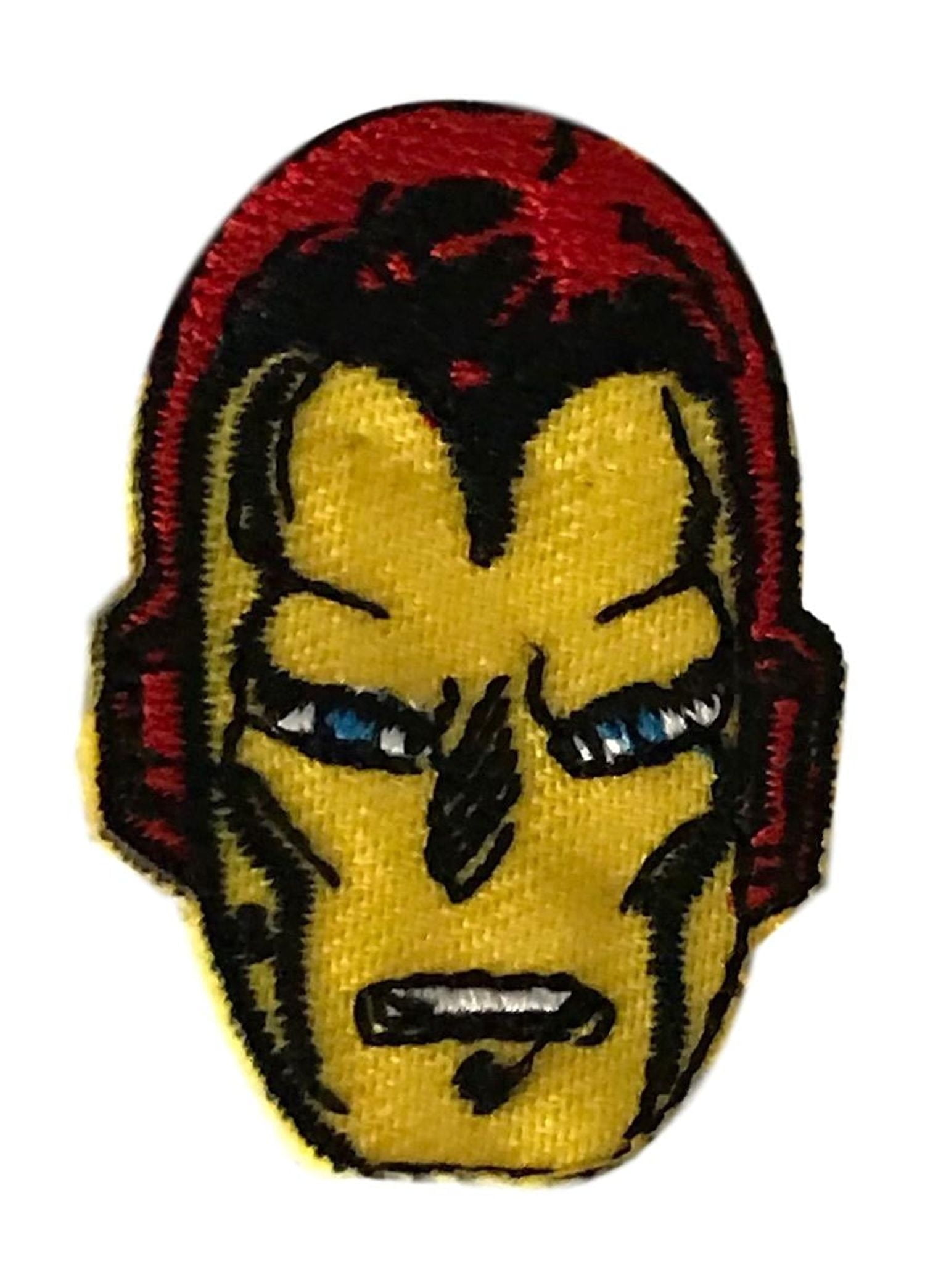 Iron Man Small Helmet Iron On Patch - Walmart.com