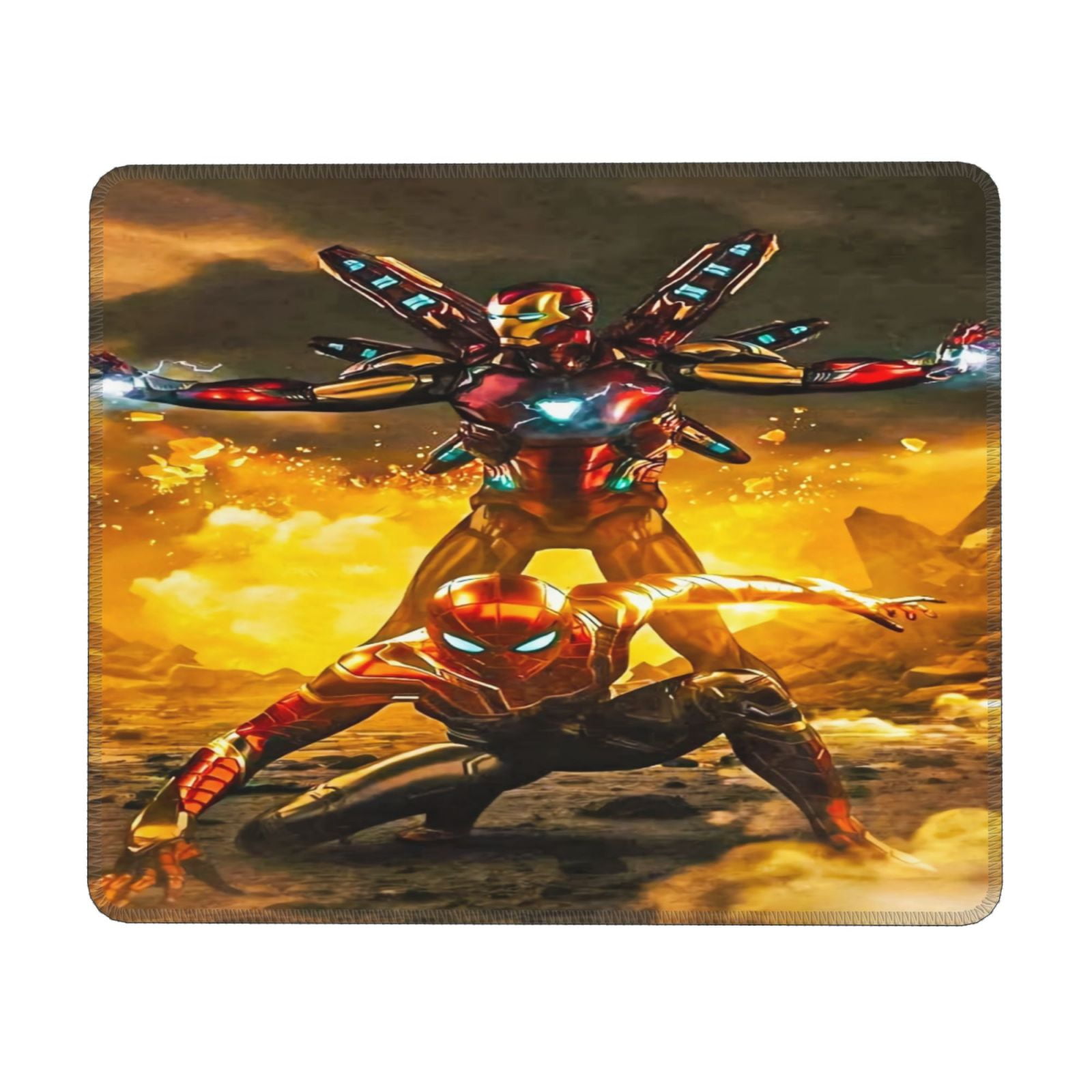 Iron Man And Spider Man Mouse Pad,Computer Mouse Mat with Anti-Slip ...