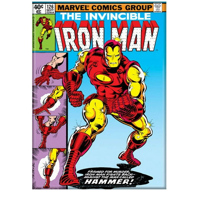 Iron Man Suit Up Comic Cover Magnet - Walmart.com