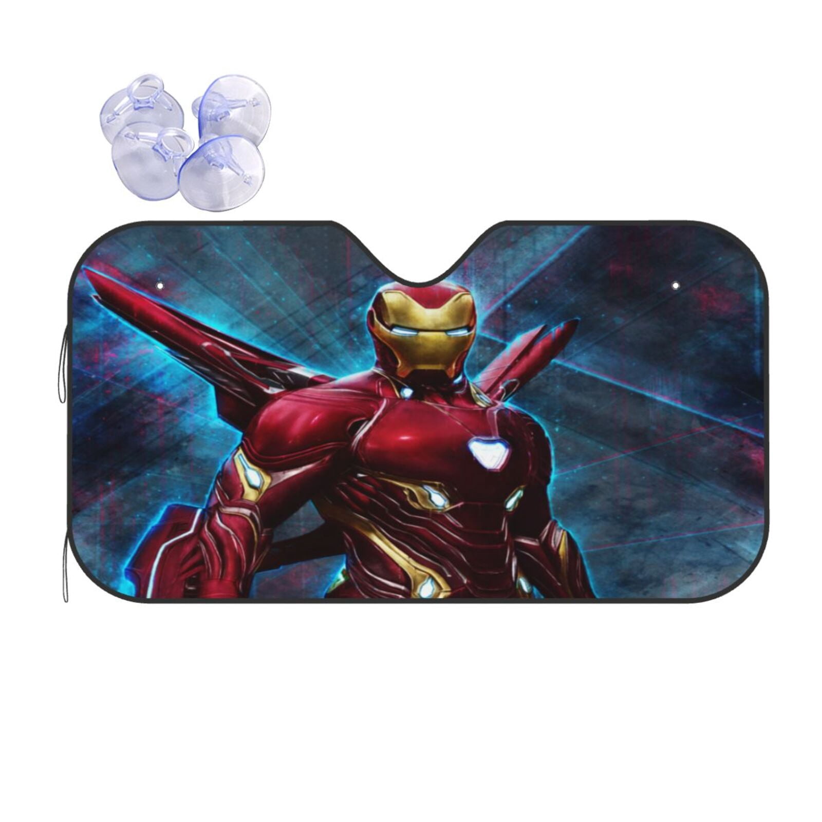 Iron Man Sunshade Car Windshield Cute Cartoon Sun Shade For Trucks Suv ...