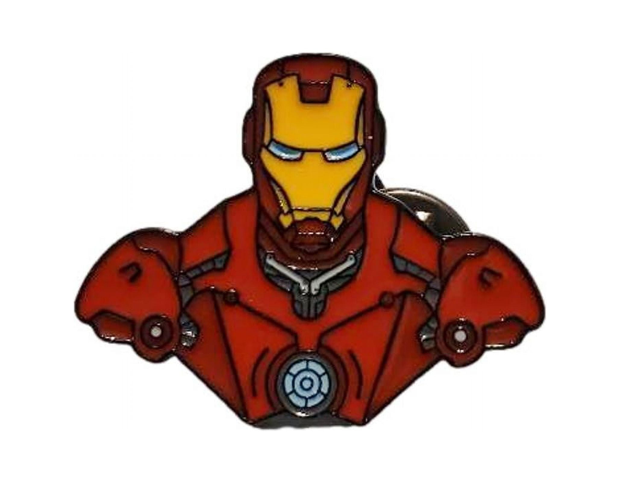 Iron Man Superhero Character 1 Inch Tall Enamel Metal Pin - Walmart.com