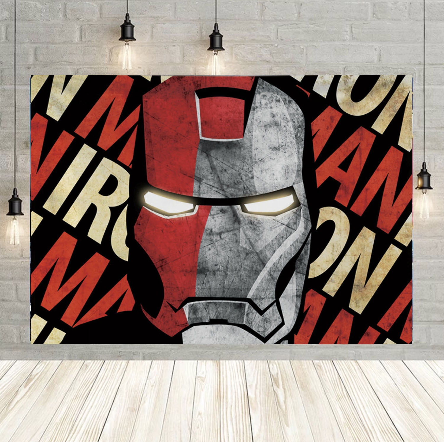 Iron Man backdrop decoration, 60×40 inch Iron Man backdrop, suitable ...