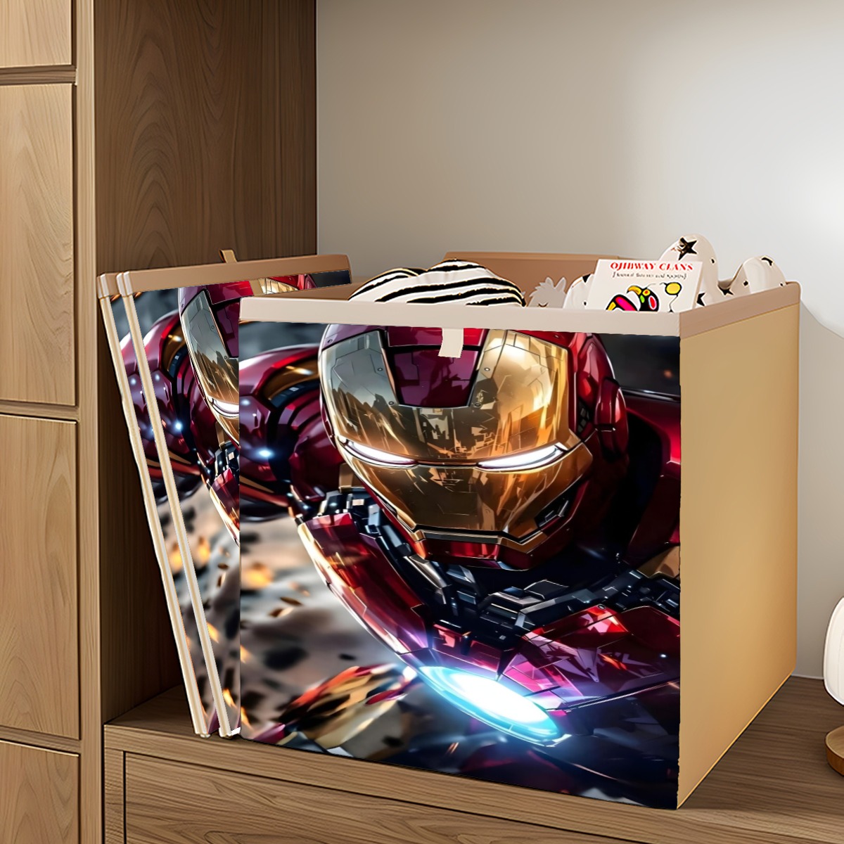 Iron Man container say goodbye to clutter with one sleek container ...
