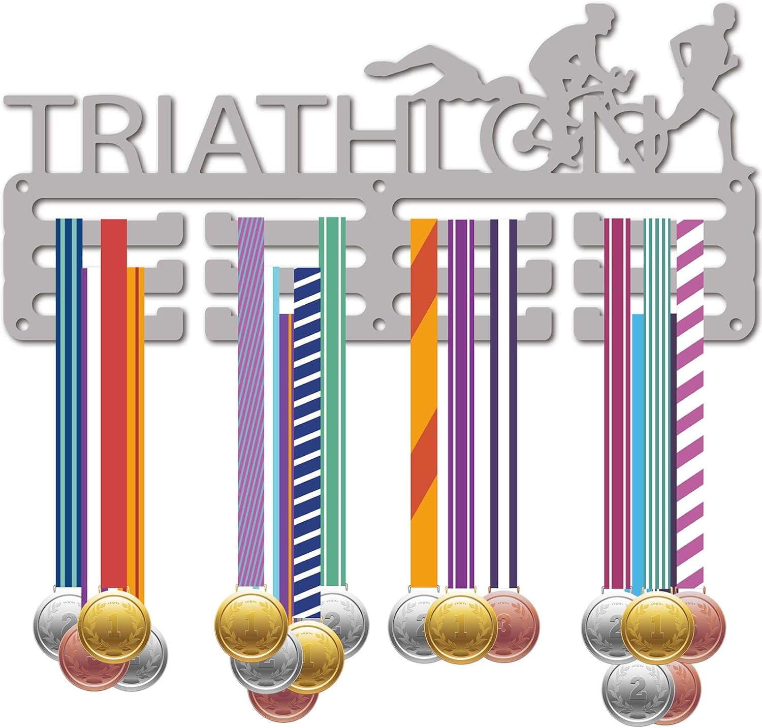 Iron Medal Holder Medal Display Hanger Rack Medal Holder Frame with ...