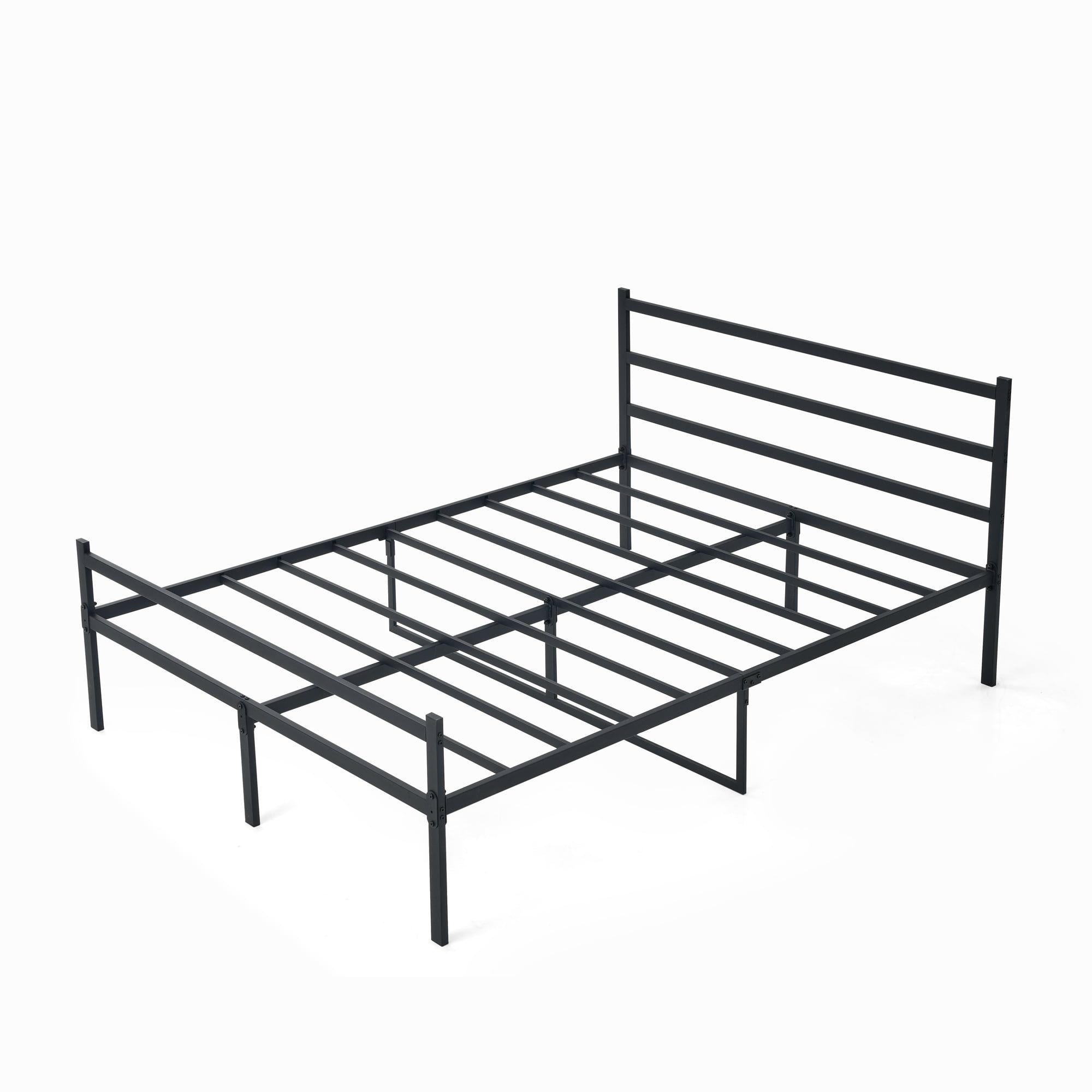 Iron Metal Bed Frame Concise Style, Iron Platform Bed Frame Metal, Full ...