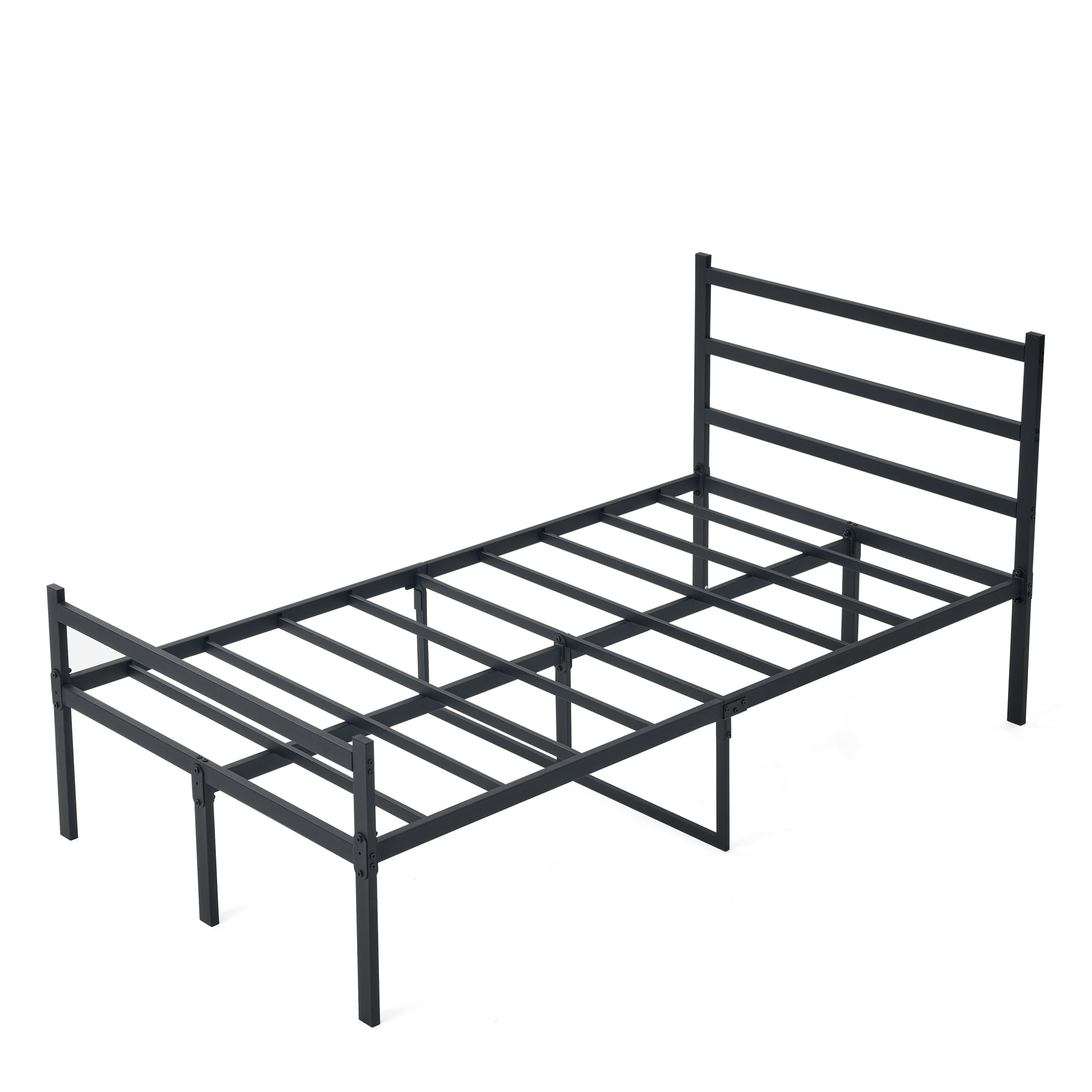 Iron Metal Bed Frame Concise Style, Iron Platform Bed Frame Metal, Twin ...