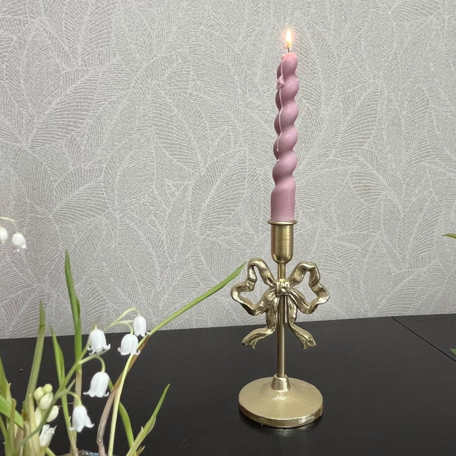 Iron Metal Candlestick for Christmas Decoration, Romantic Candlelight ...