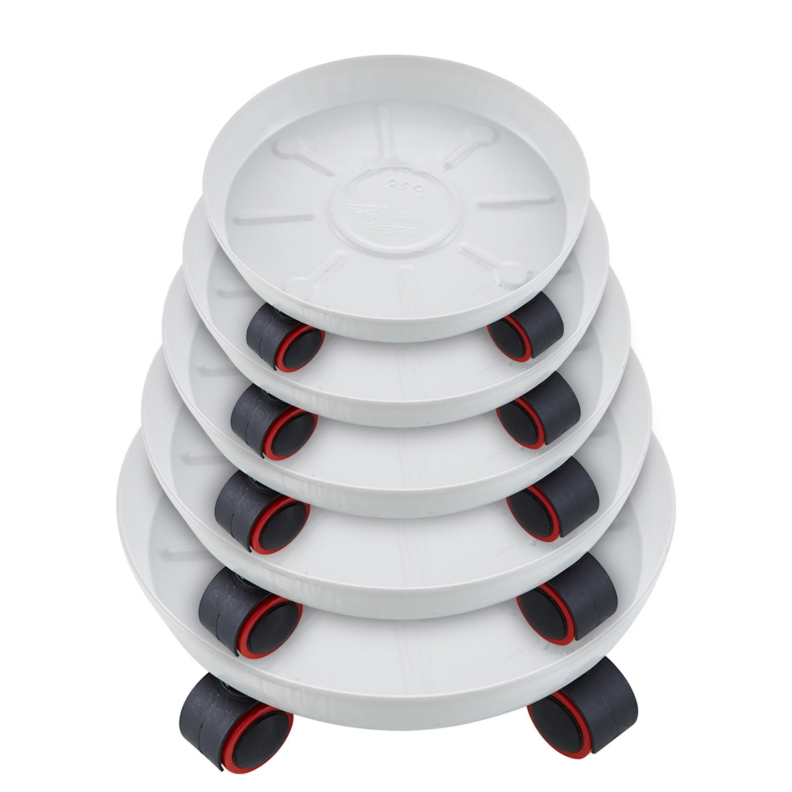 Iron Metal Universal Wheel Base with Water Receiving Box | Circular ...