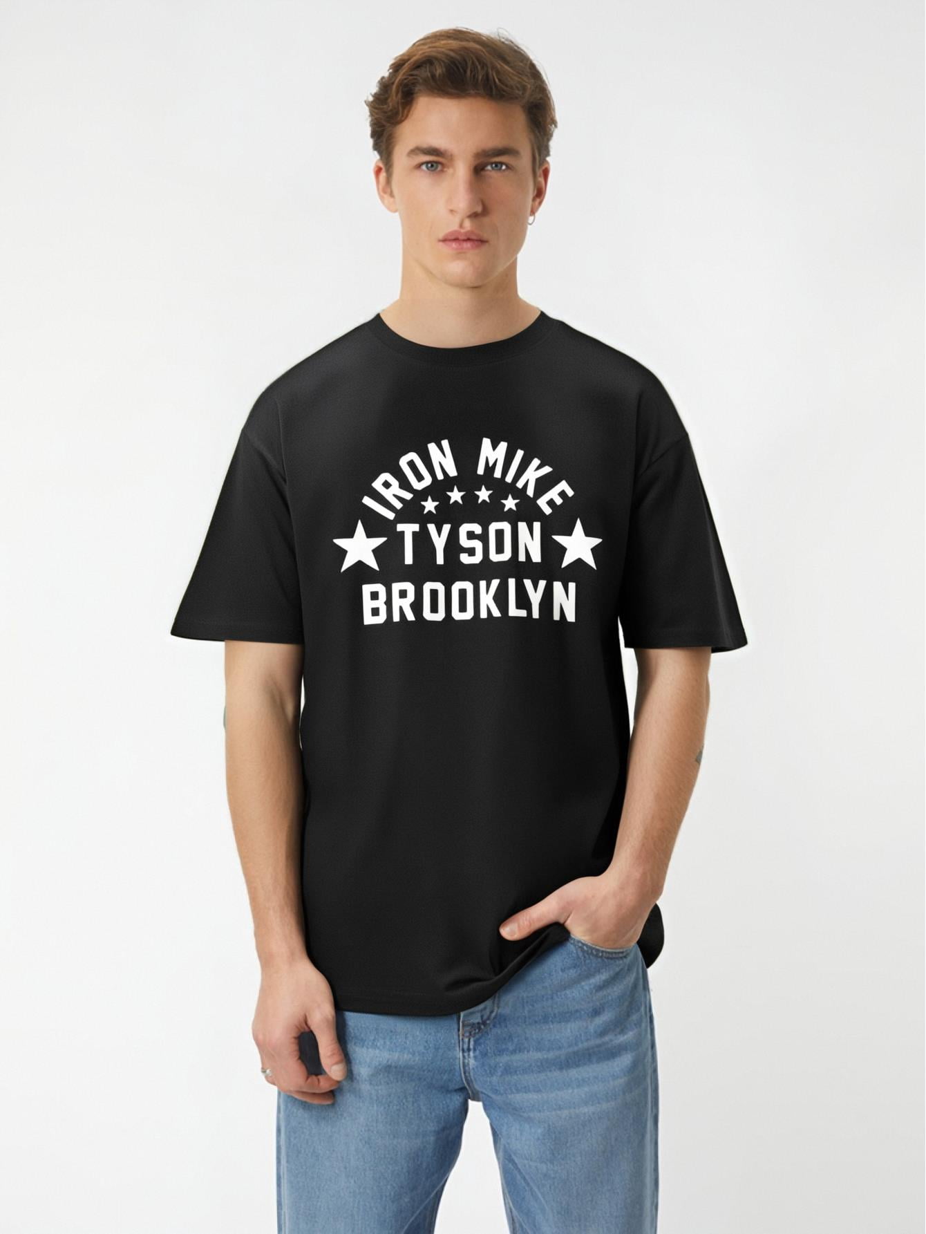 Iron Mike Tyson Brooklyn Boxing Gym Training Grey T-ShirtFather's Day ...