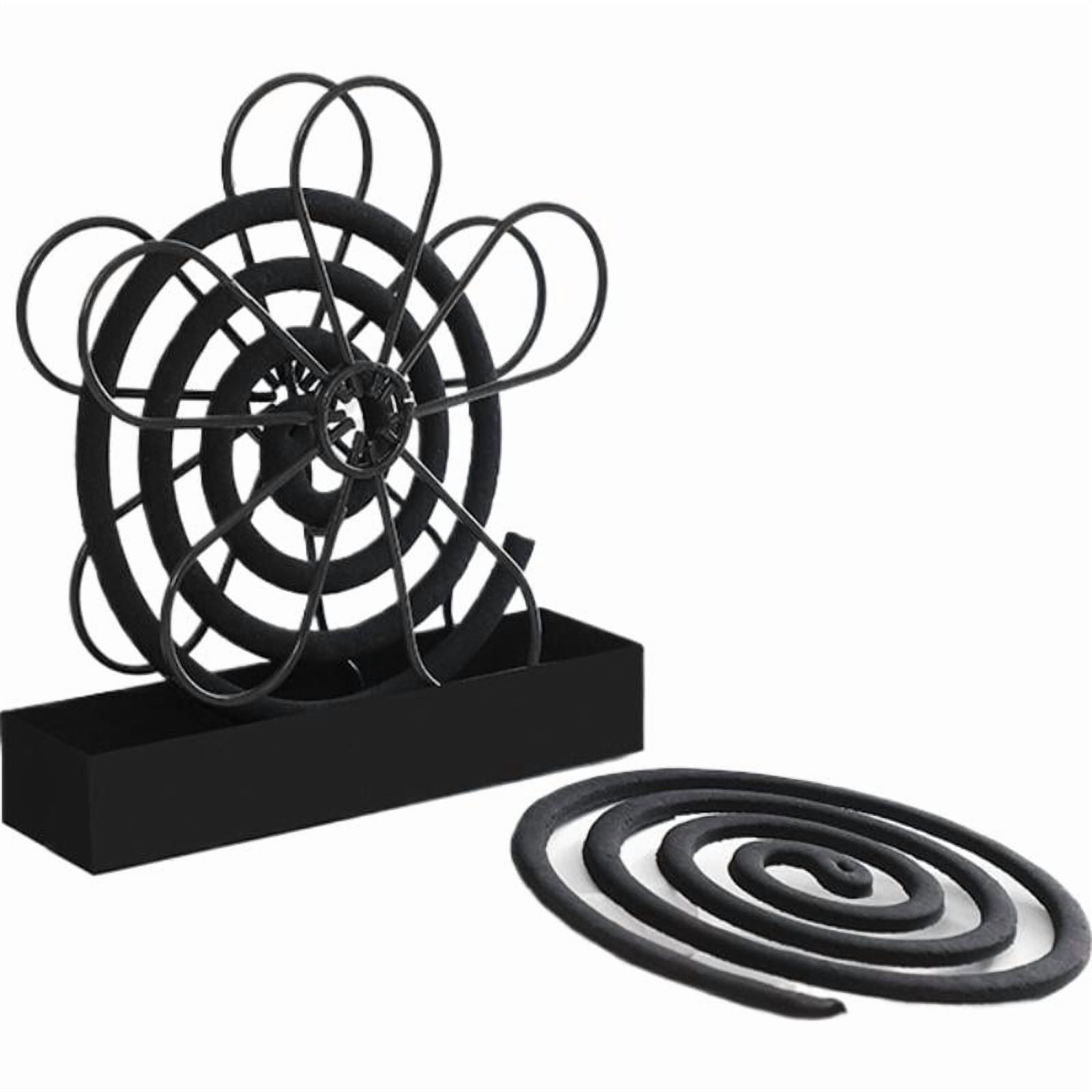 Iron Mosquito Coil Holder Full Metal Triangular Hanging Coil Tray Ash ...