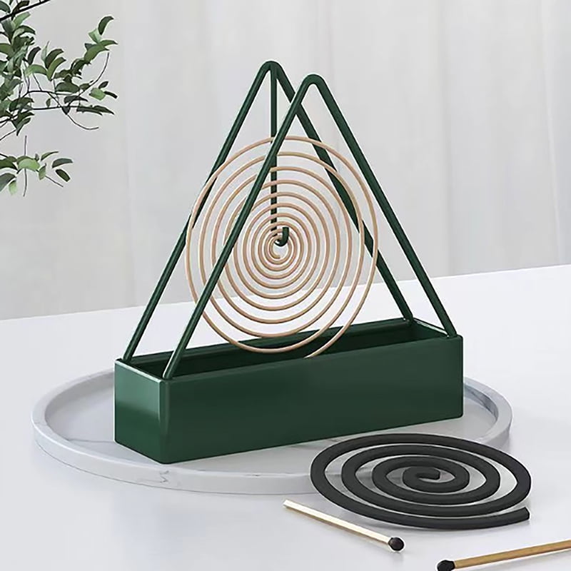 Iron Mosquito Coil Holder Incense Holders Coil Incense Burner Frame ...