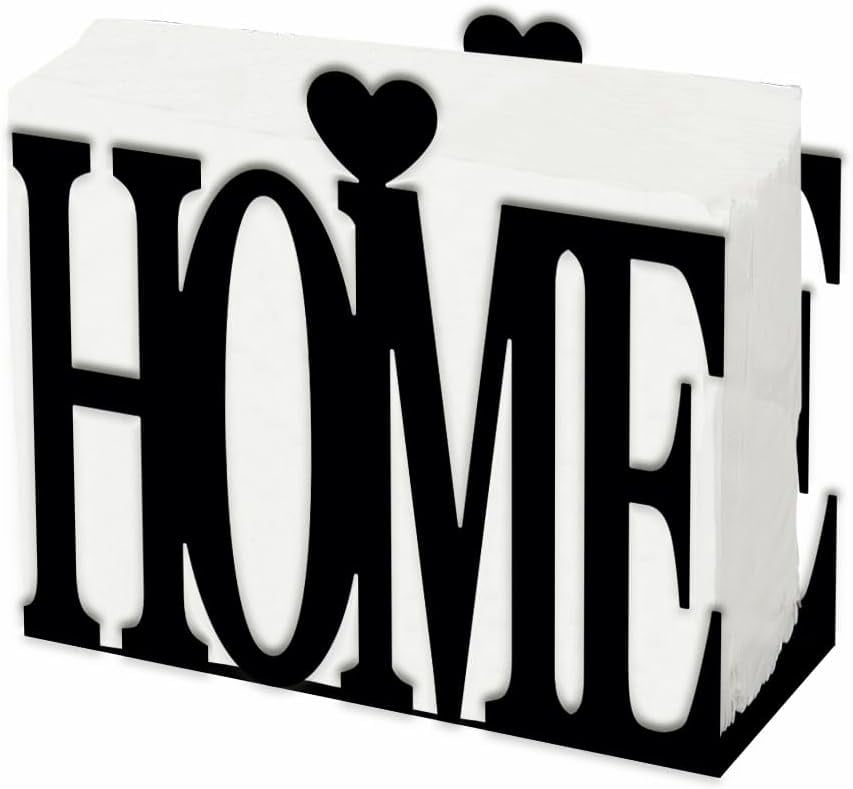 Iron Napkin Holder Word 135x50x115x1.3mm - Walmart.com