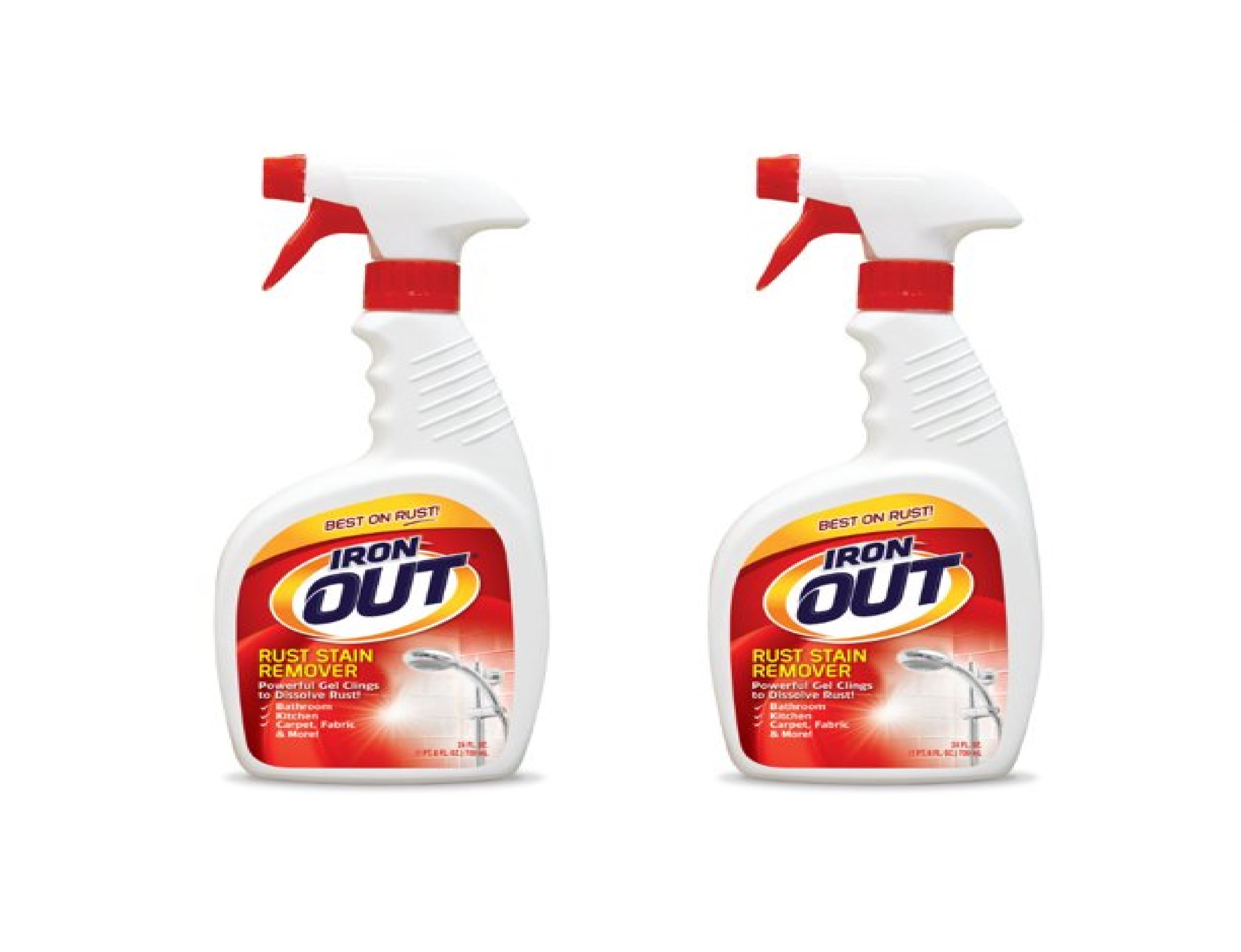 Iron OUT Rust Stain Remover Spray, 24 fl oz, 2 Bottles - Walmart.com