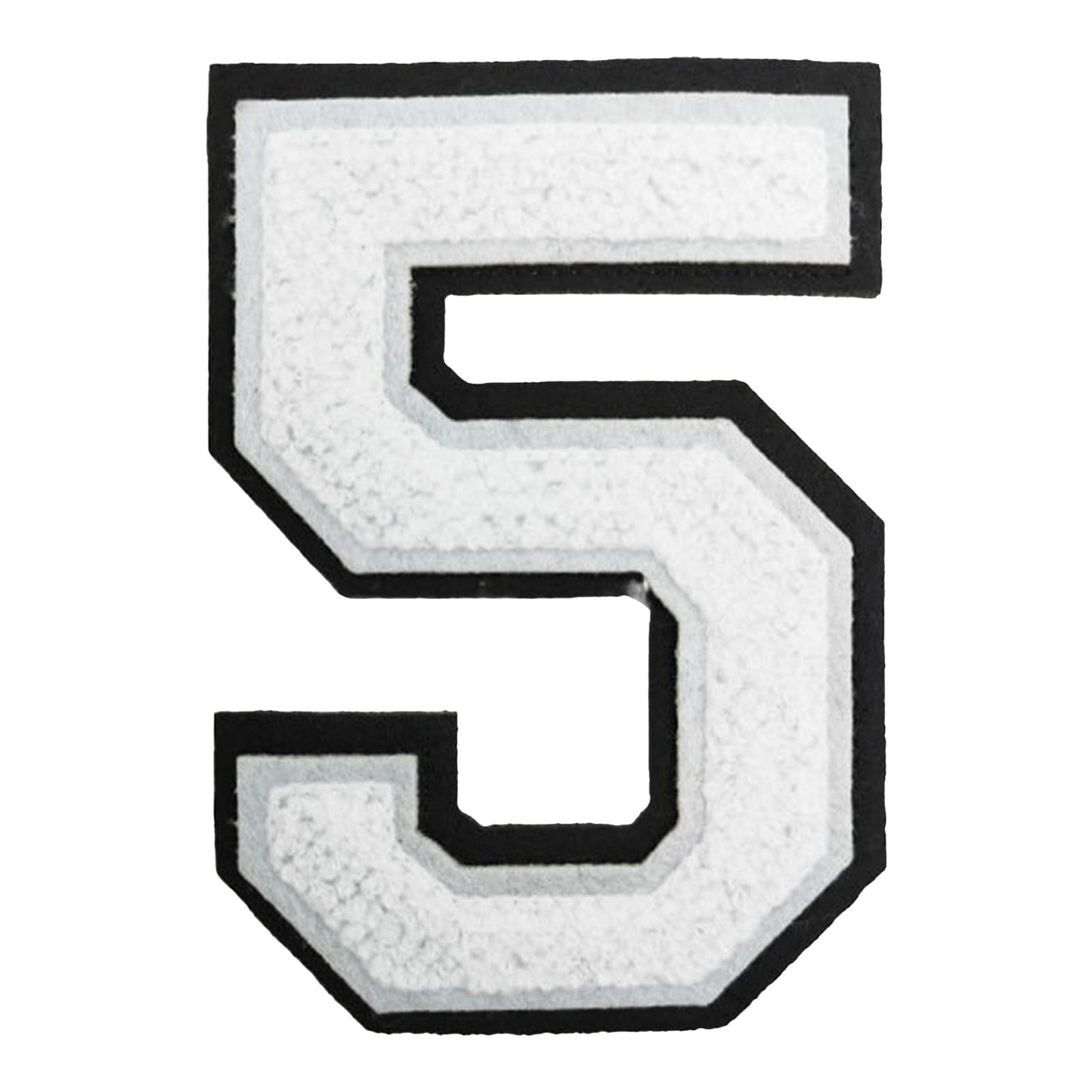 Iron-On Numbers for Clothing, Large Fabric Letters for Backpacks Hats ...