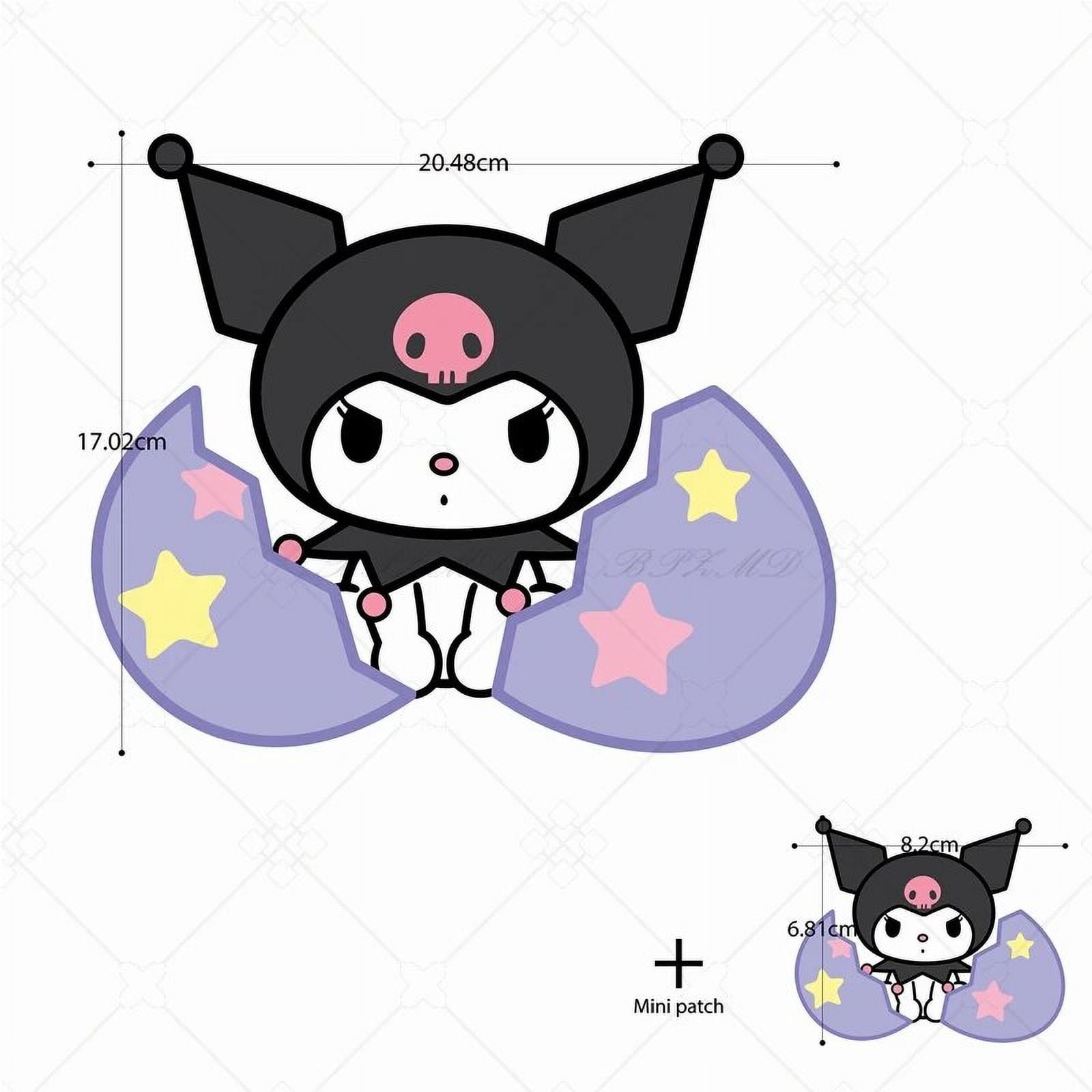 Iron On Patches Cute Stitch Sanrio Kuromi Thermo Adhesive Labels