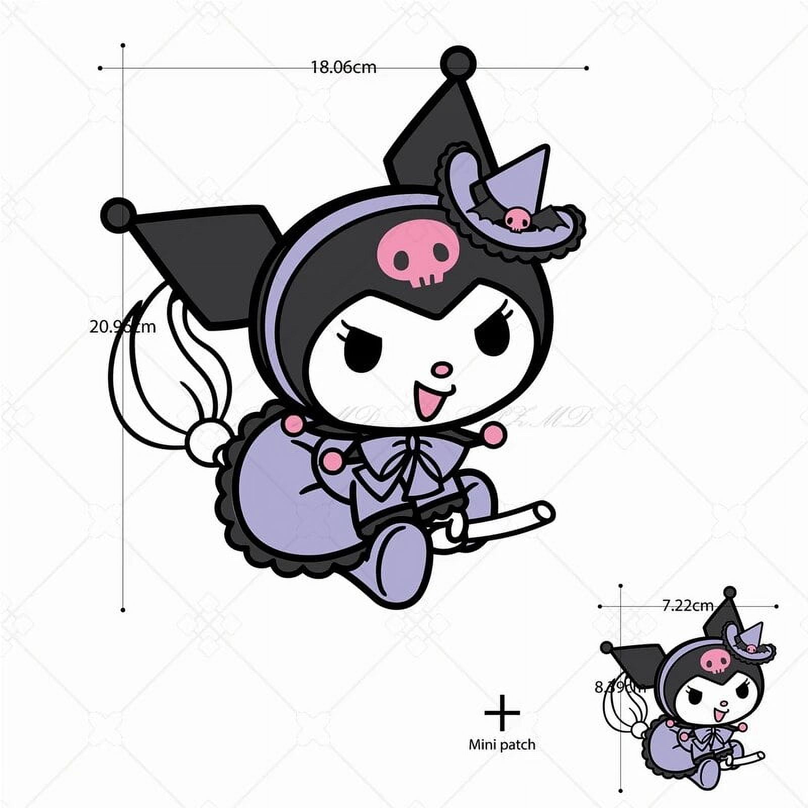 Iron On Patches Cute Stitch Sanrio Kuromi Thermo Adhesive Labels
