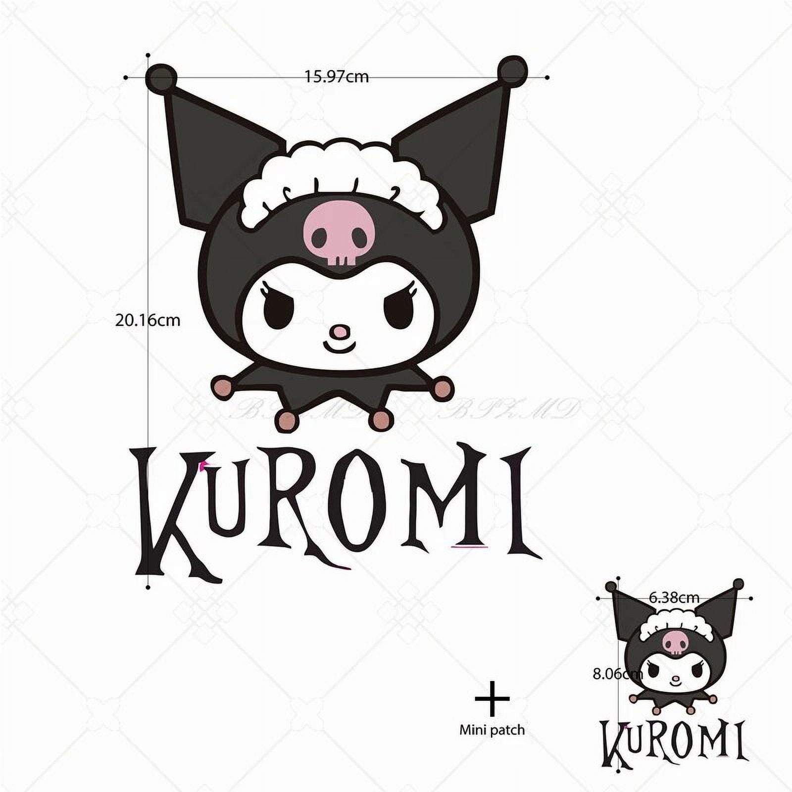 Iron On Patches Cute Stitch Sanrio Kuromi Thermo Adhesive Labels