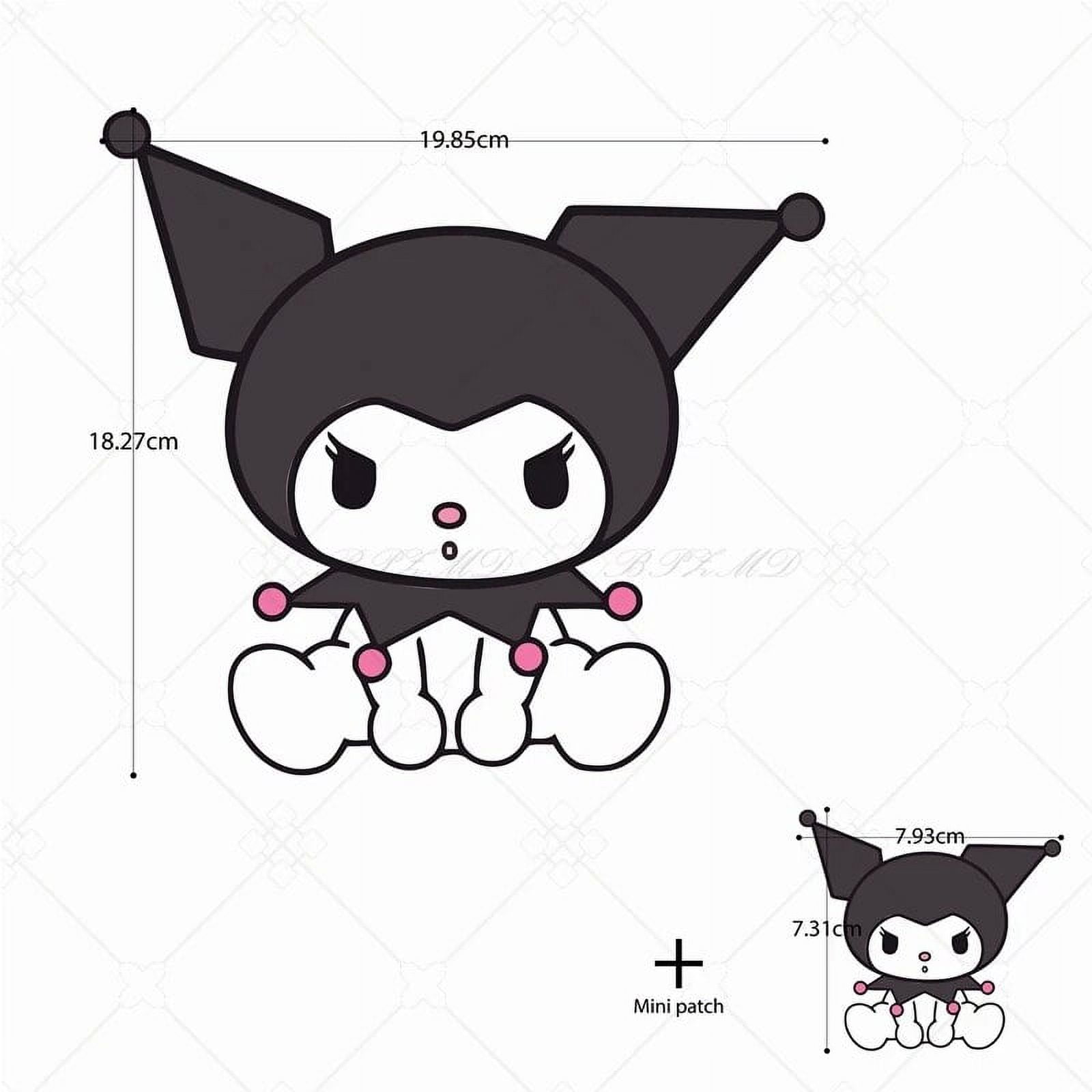 Iron On Patches Cute Stitch Sanrio Kuromi Thermo Adhesive Labels