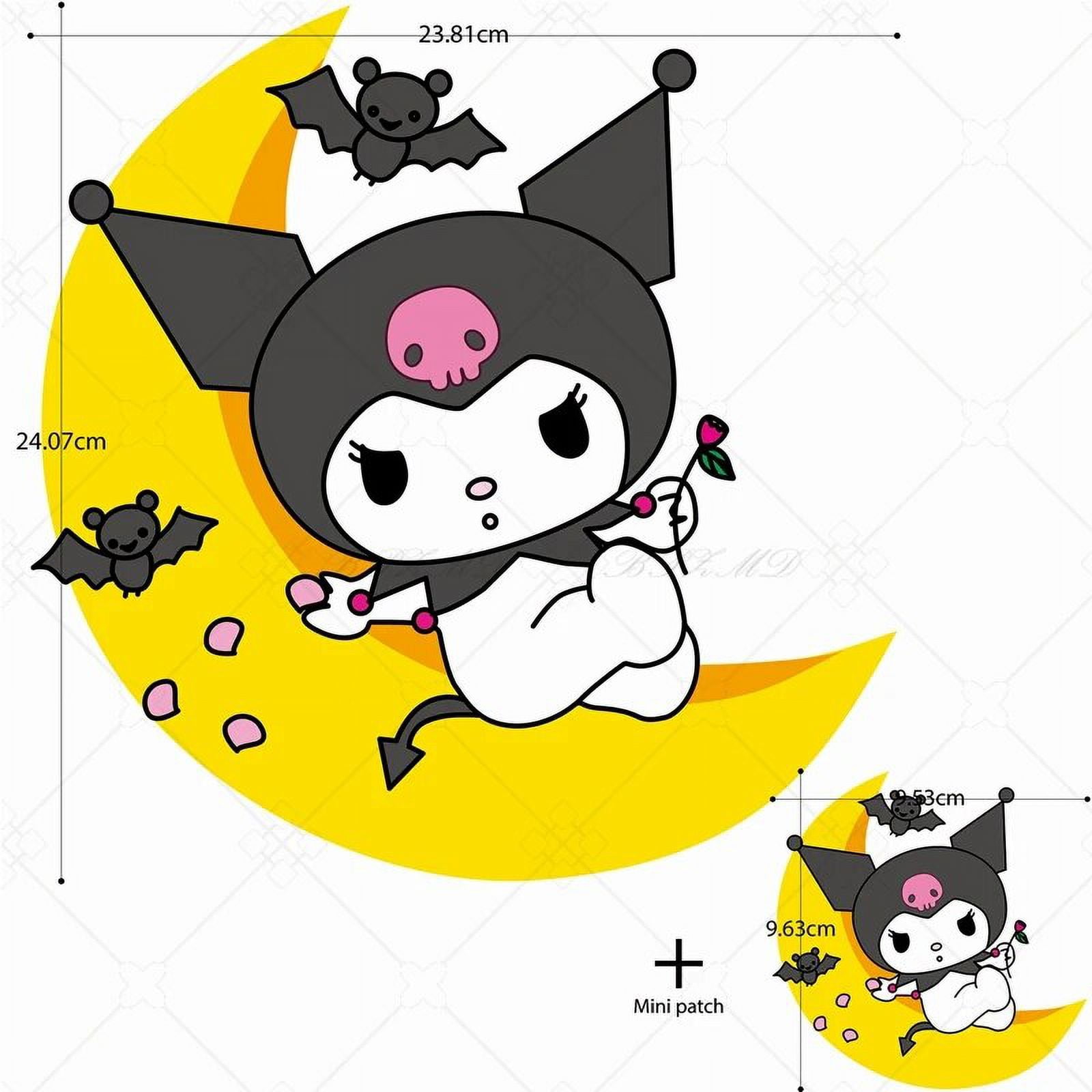 Iron On Patches Cute Stitch Sanrio Kuromi Thermo Adhesive Labels