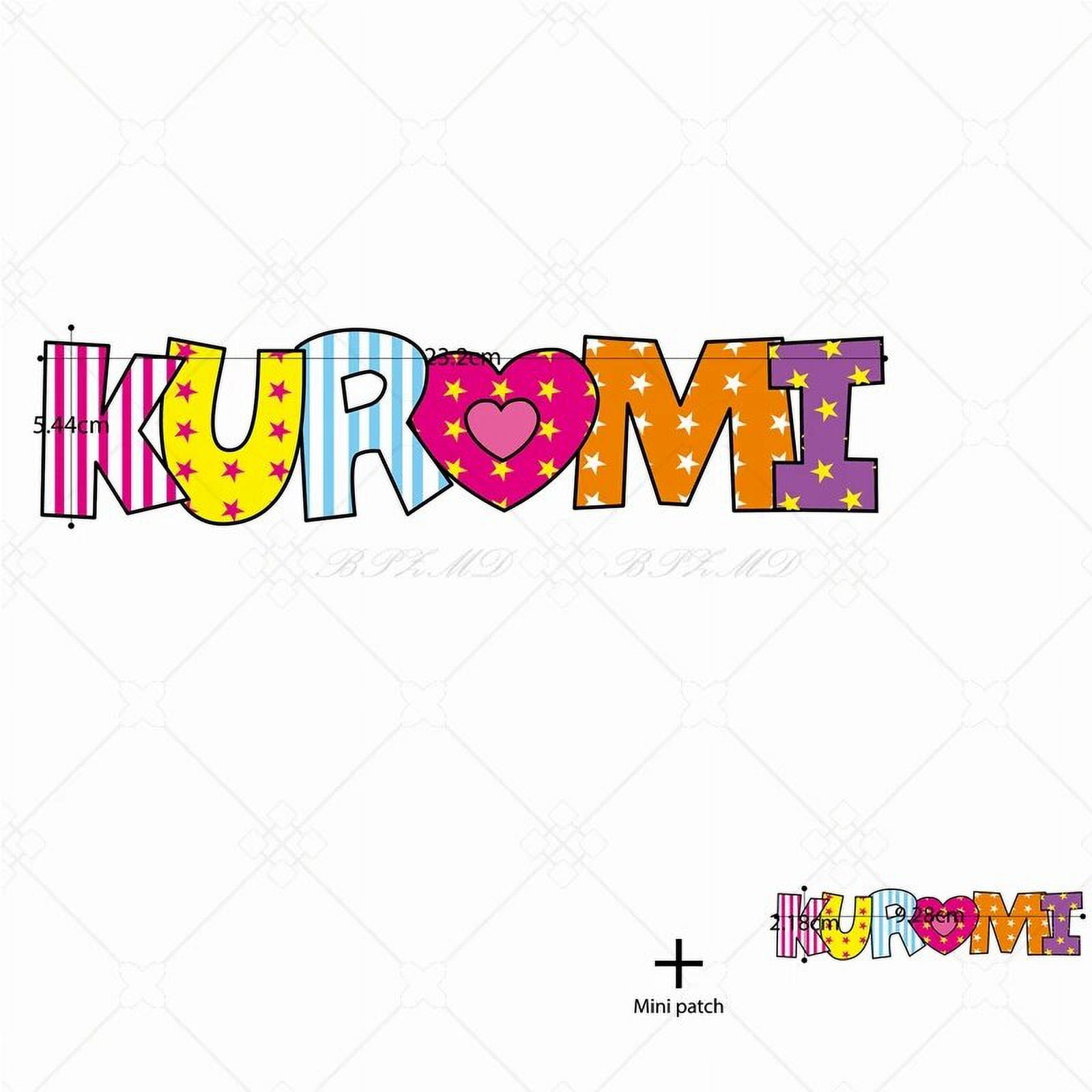 Iron On Patches Cute Stitch Sanrio Kuromi Thermo Adhesive Labels