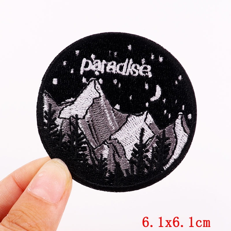 Iron On Patches DIY Outdoor Travel Embroidered Patches For Clothing ...