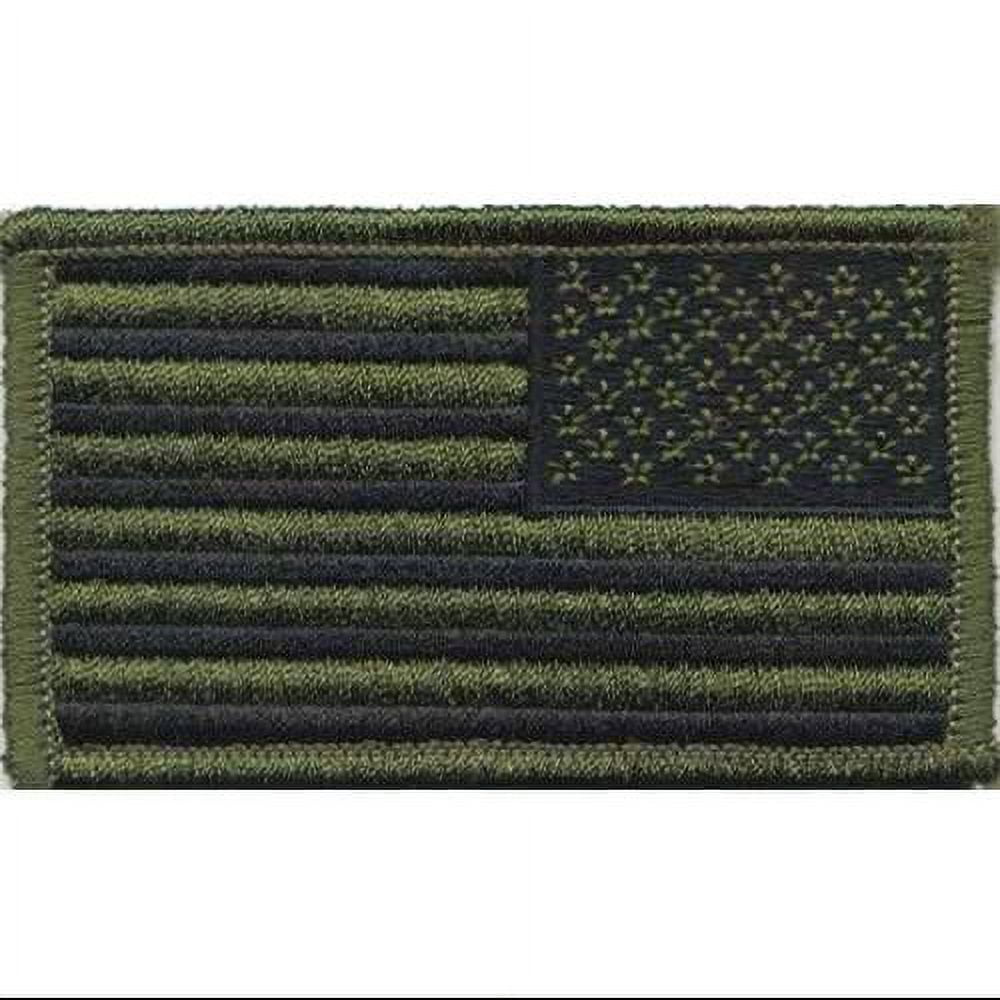 Iron On / Sew On Embroidered US Flag Patch - Walmart.com