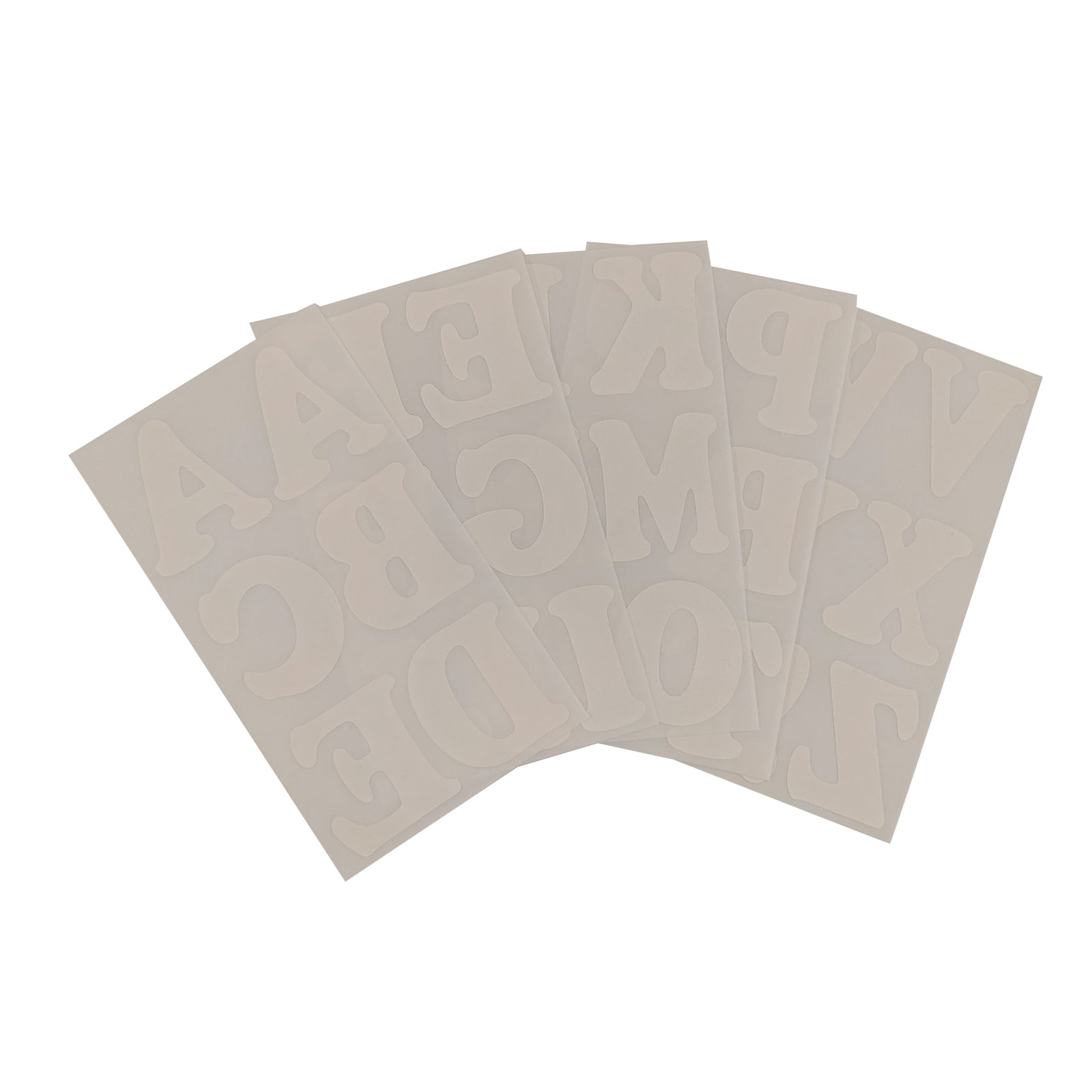 Iron-On White Flocked Cooper Letters by Make Market® - Walmart.com