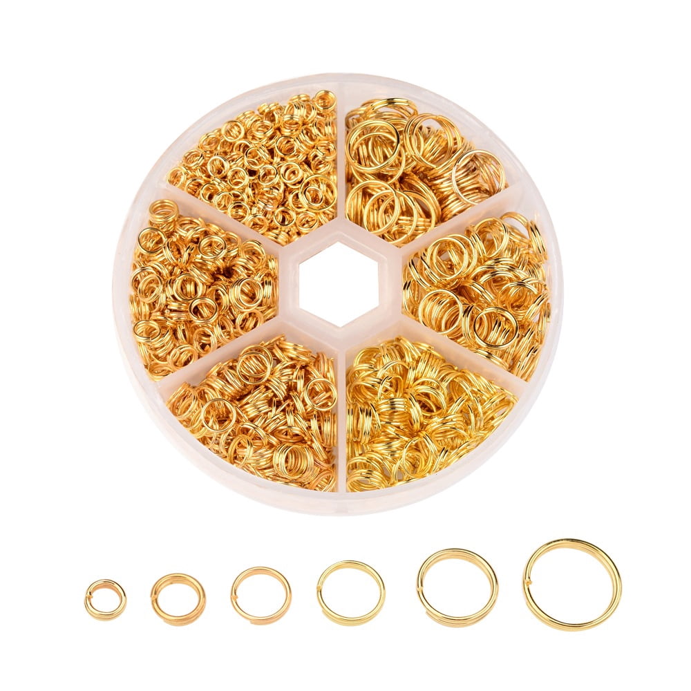 Iron Open Jump Rings 4mm 5mm 6mm 7mm 8mm 10mm Box Set Jewelry Findings ...