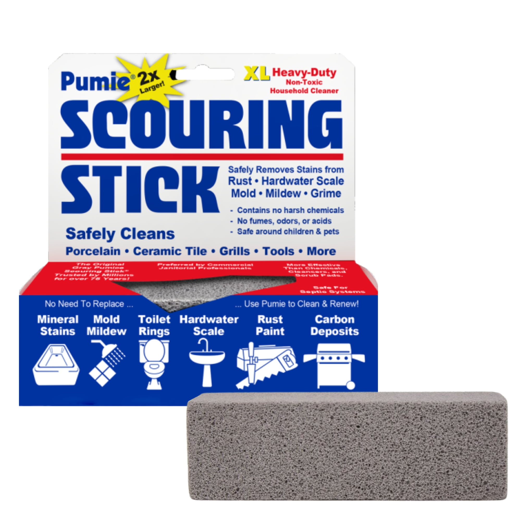 Pumie XL Heavy-Duty Scouring Stick, 1 Pack - Walmart.com