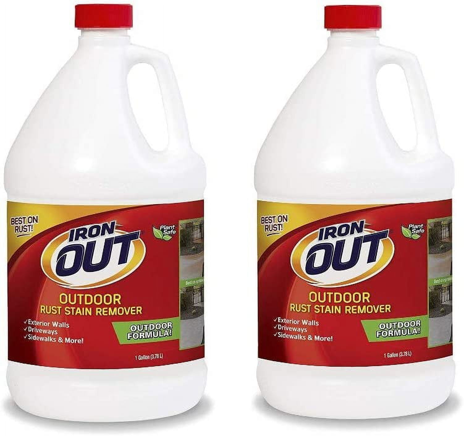 Iron Outdoor Rust Stain Remover, 1 Gallon, 2-Pack, 2 Count - Walmart.com