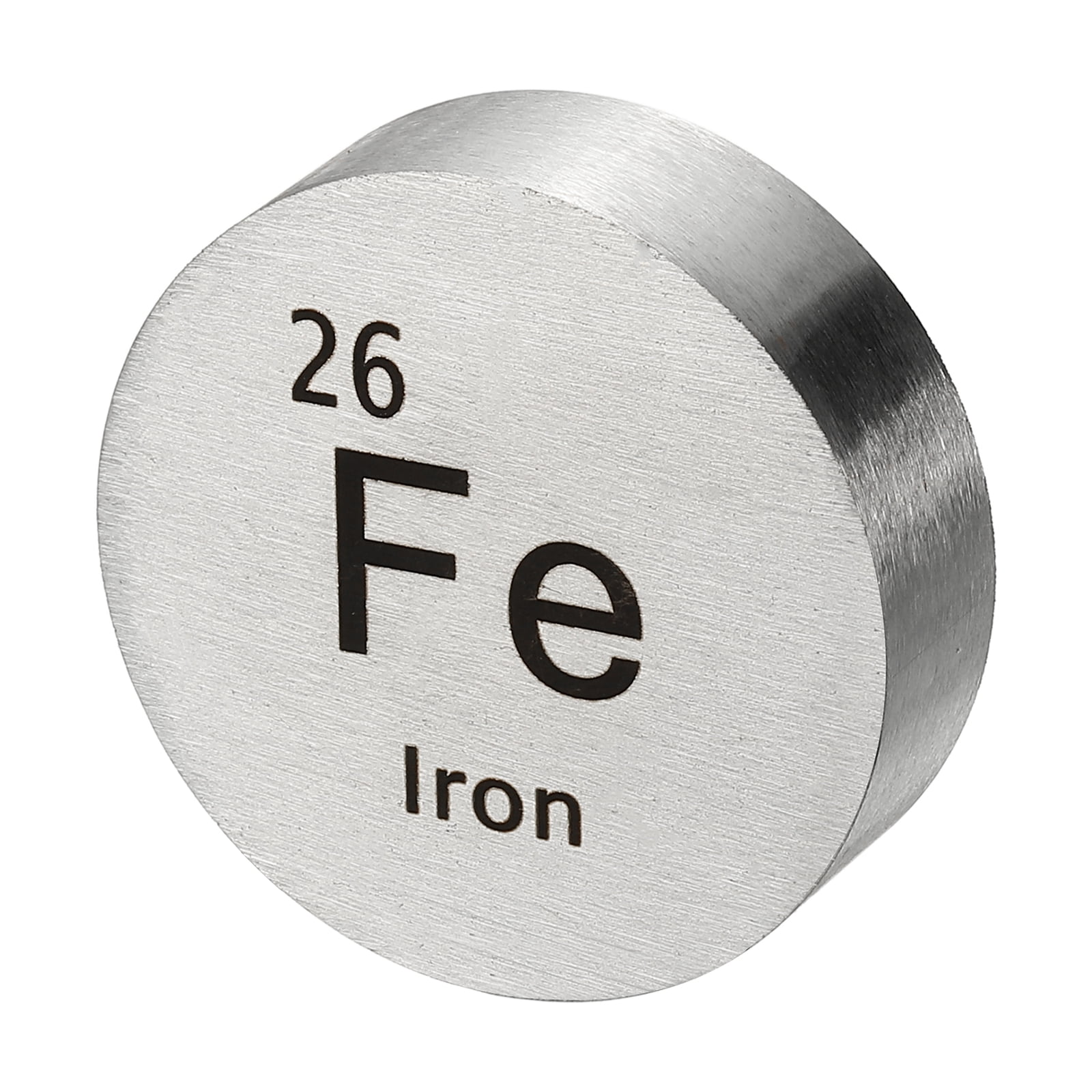 Iron Paperweight, 1/2 Pound Iron Round Block Metal Paperweight Heavy ...