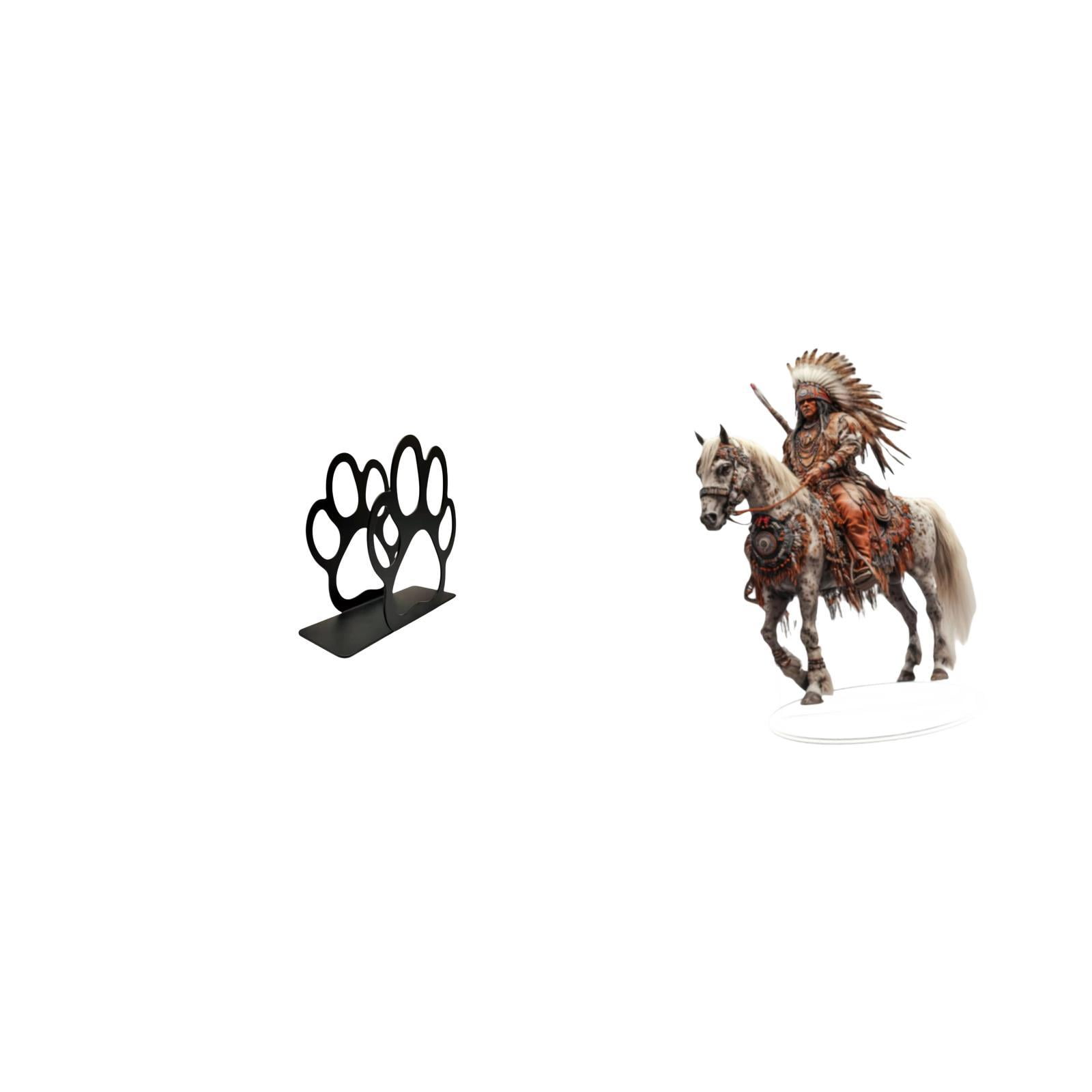 Iron Paw Shaped Napkin Holder Knight Ornament Acrylic Tissue Rack ...